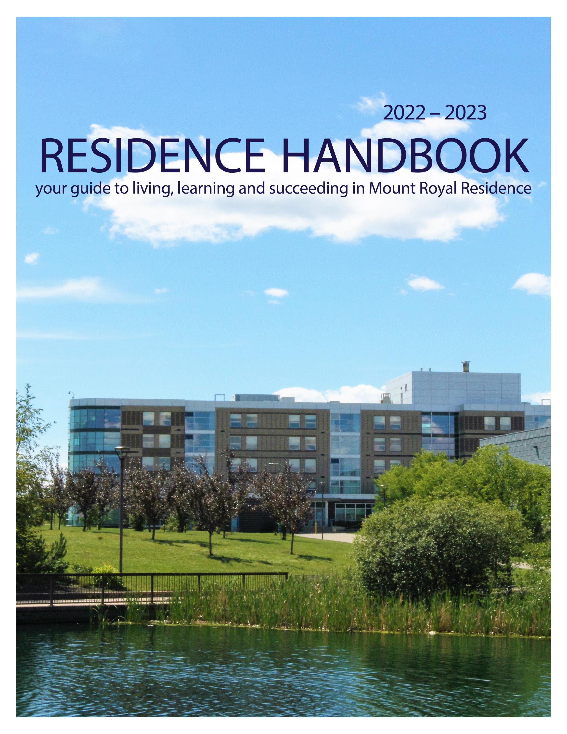 MRU Residence Handbook and Conduct Guide 2021-022 by Mount Royal ...