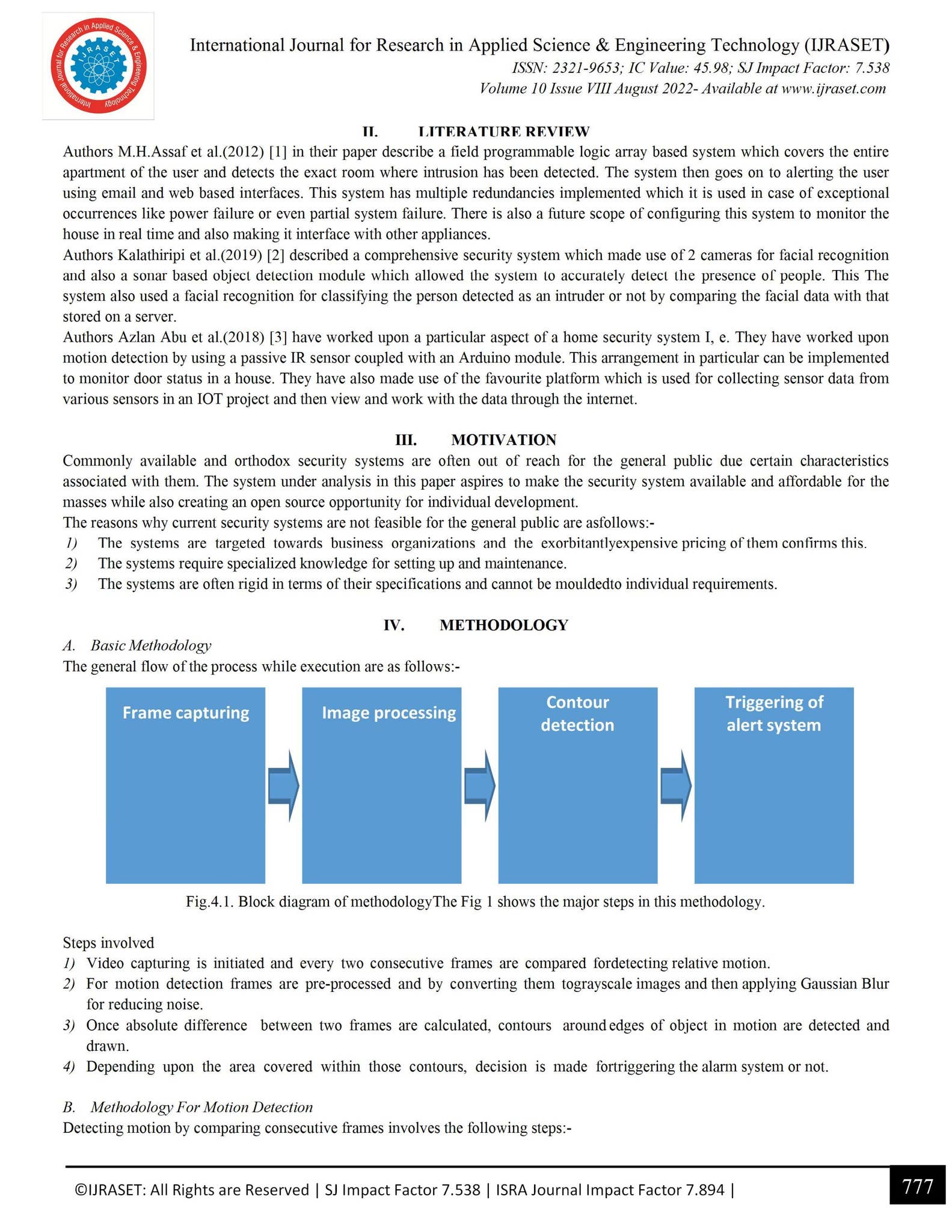 Intruder Detection System Using Image Processing by IJRASET - Issuu