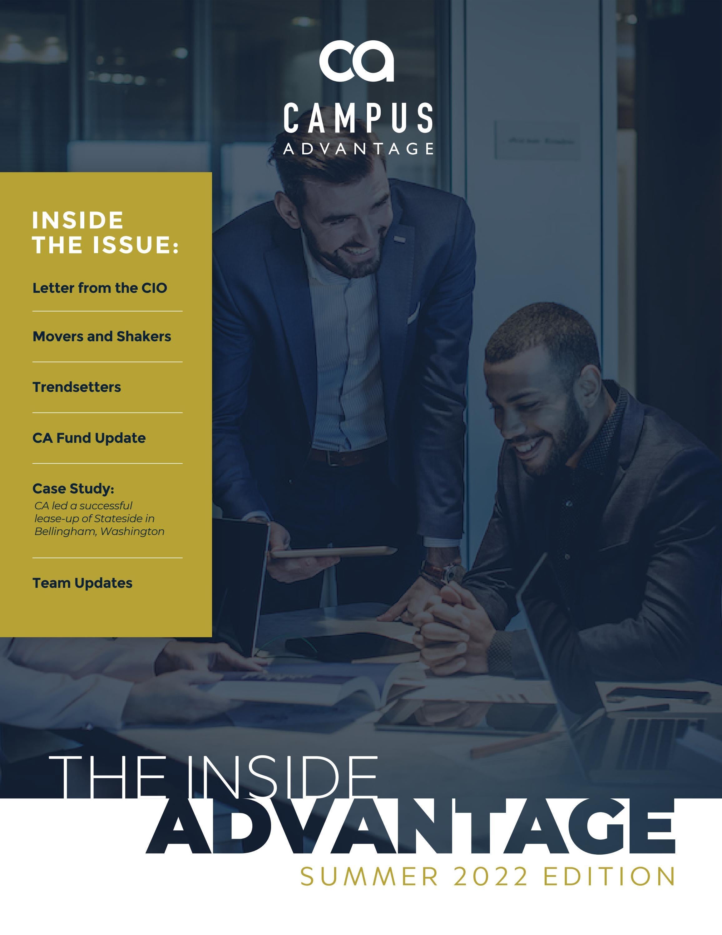 THE INSIDE ADVANTAGE SUMMER 2022 by Campus Advantage - Issuu