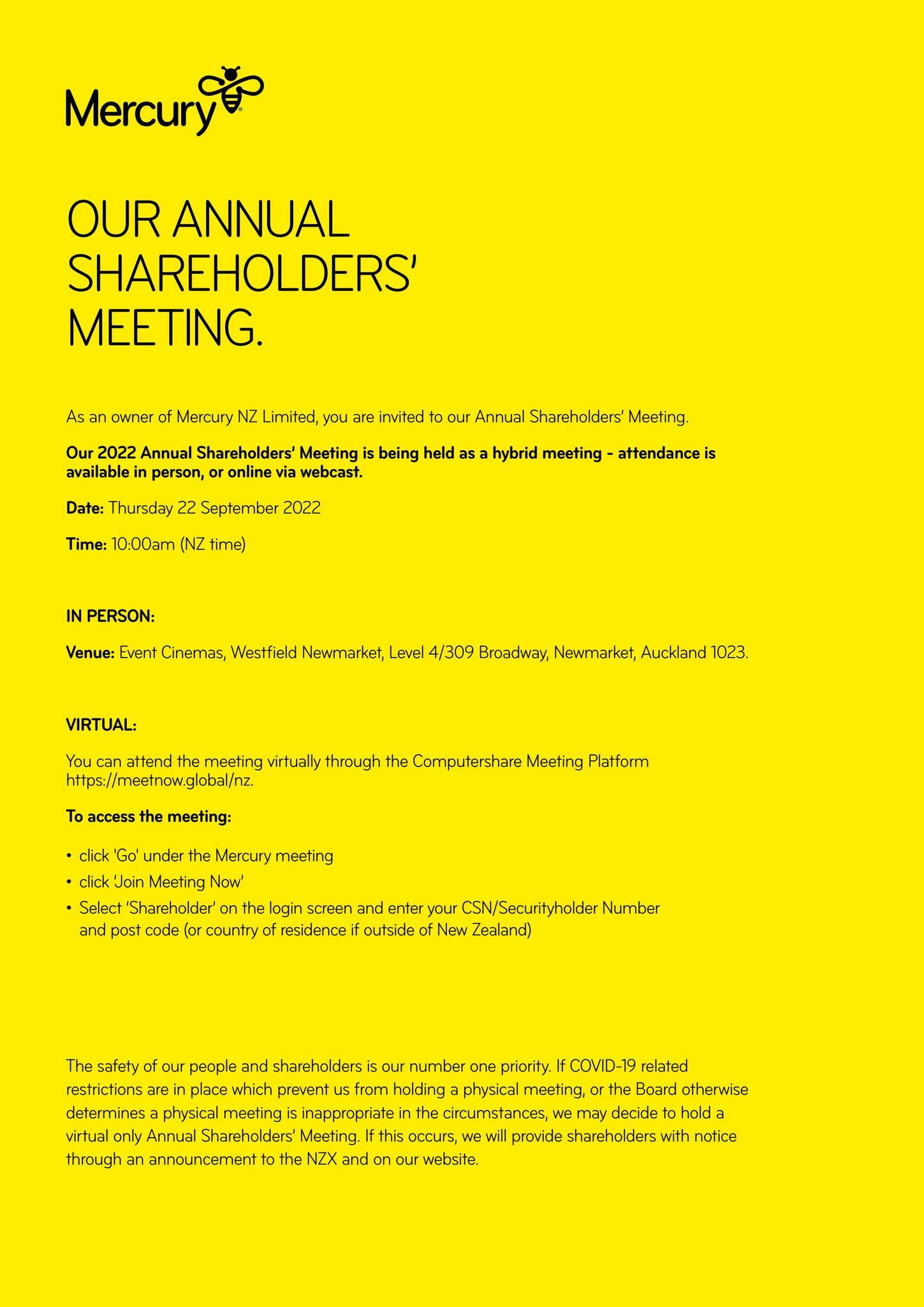 2022 Notice of Meeting by Mercury - Issuu