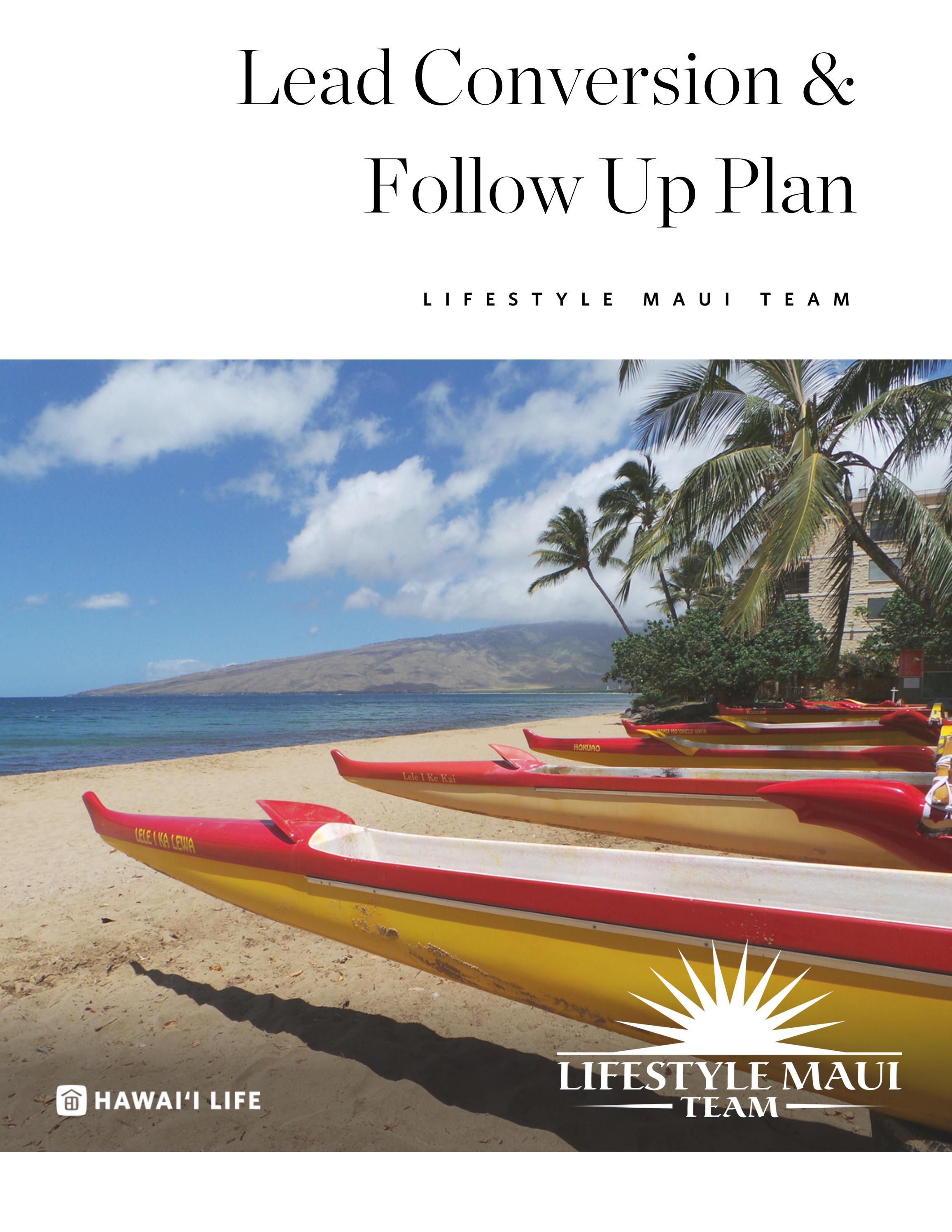 LMT Lead conversion follow up- The 12 Step Process by Lifestyle Maui ...