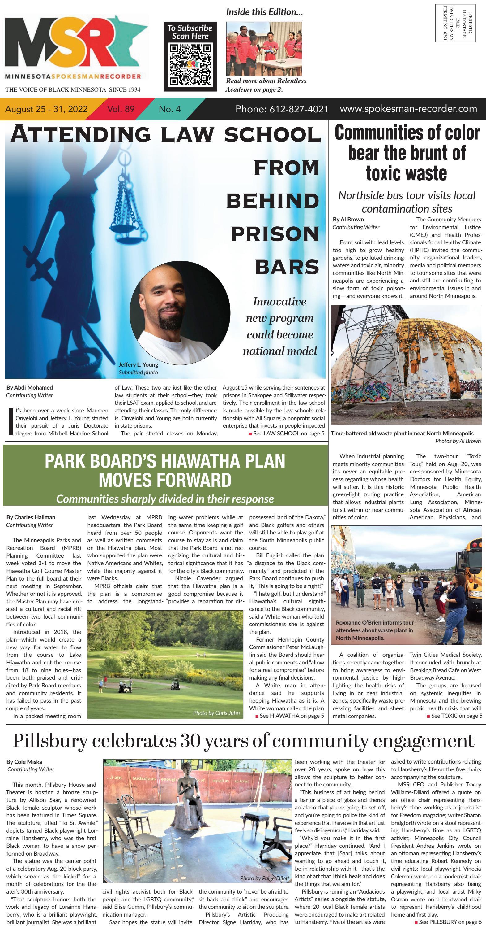 August 25, 2022 - MN Spokesman-Recorder by MN Spokesman Recorder - Issuu