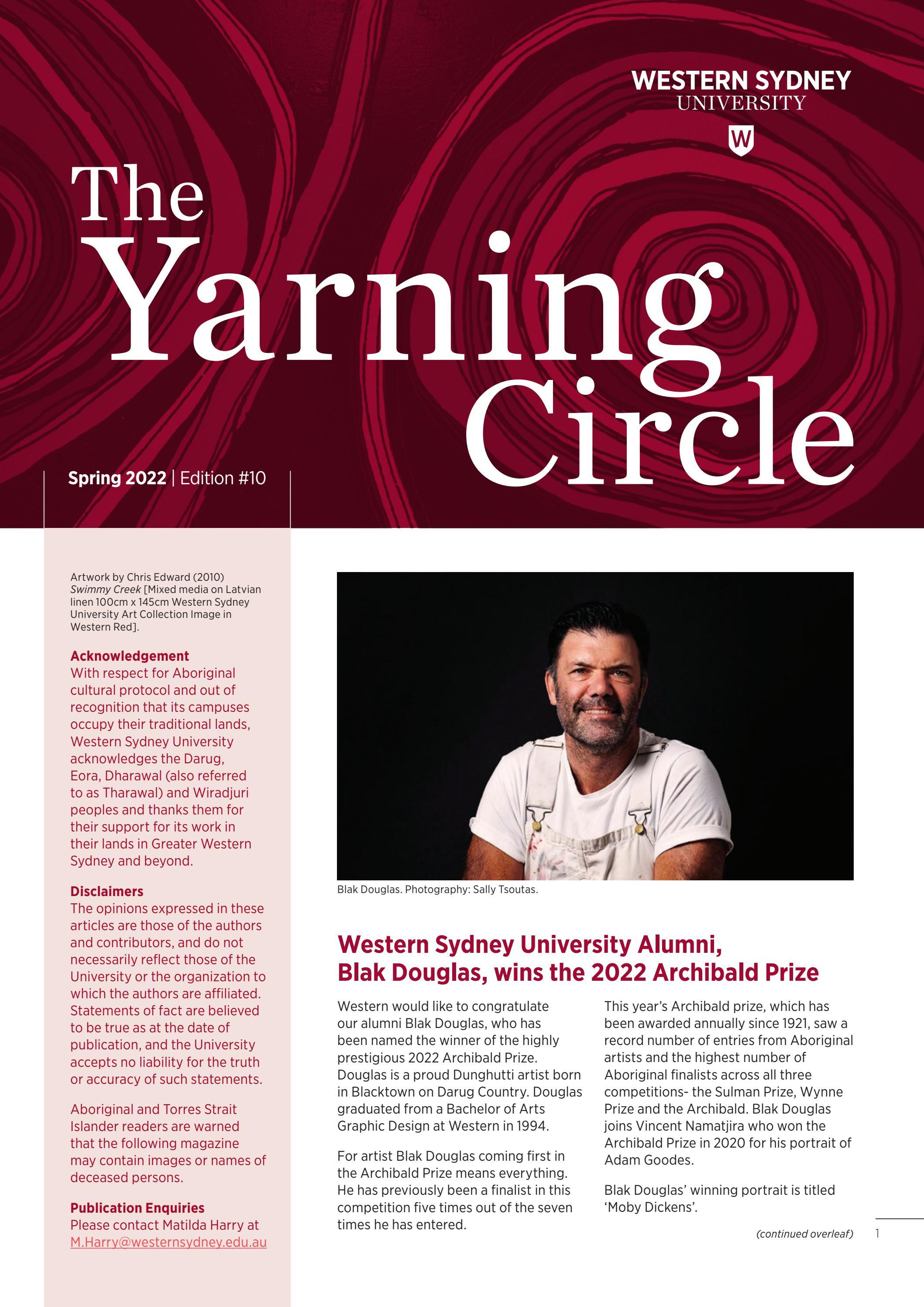 The Yarning Circle Edition 10 by WSU_Office_of_DVCIL - Issuu