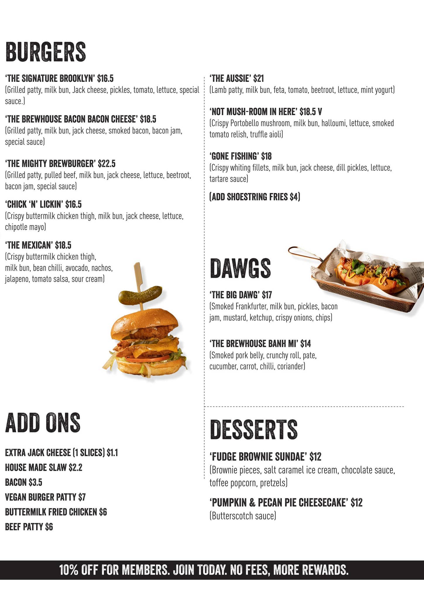 Basement Brewhouse Menu by Bankstown Sports Club - Issuu