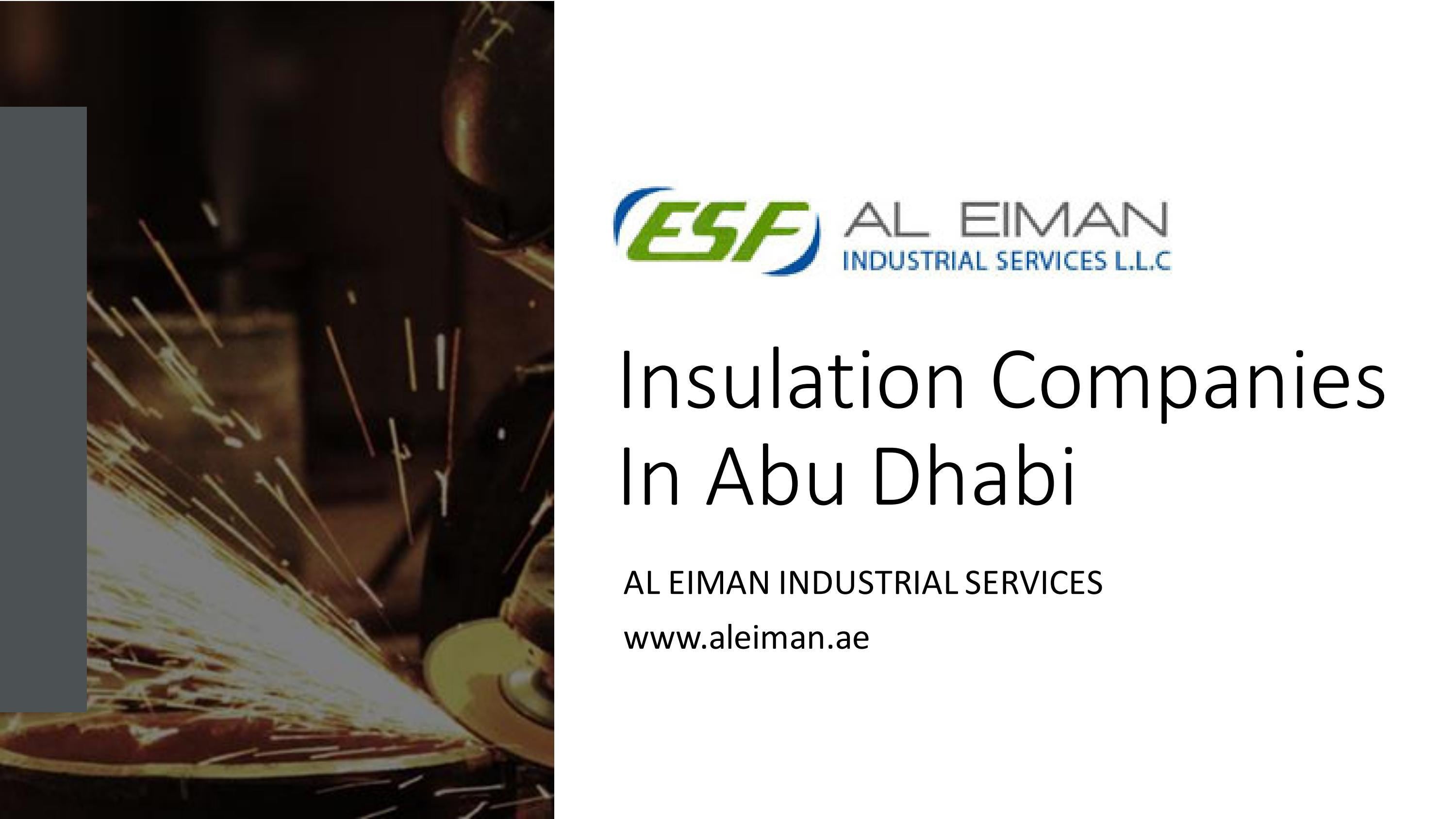 Insulation Companies In Abu Dhabi by Al Eiman Steel Fabrication - Issuu