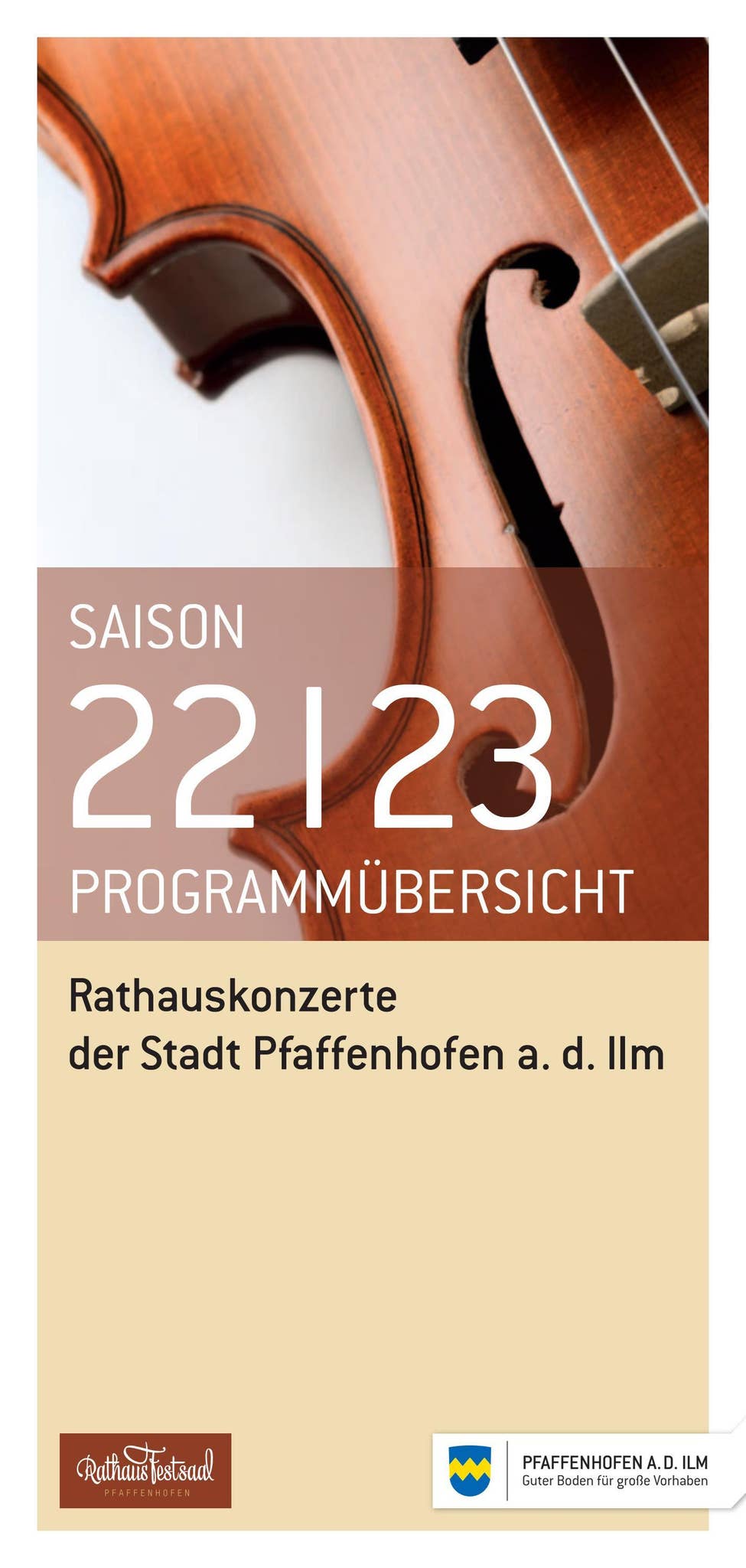 Programmflyer Rathauskonzerte 2022/23 by Pfaffenhofen a. d. Ilm - Issuu