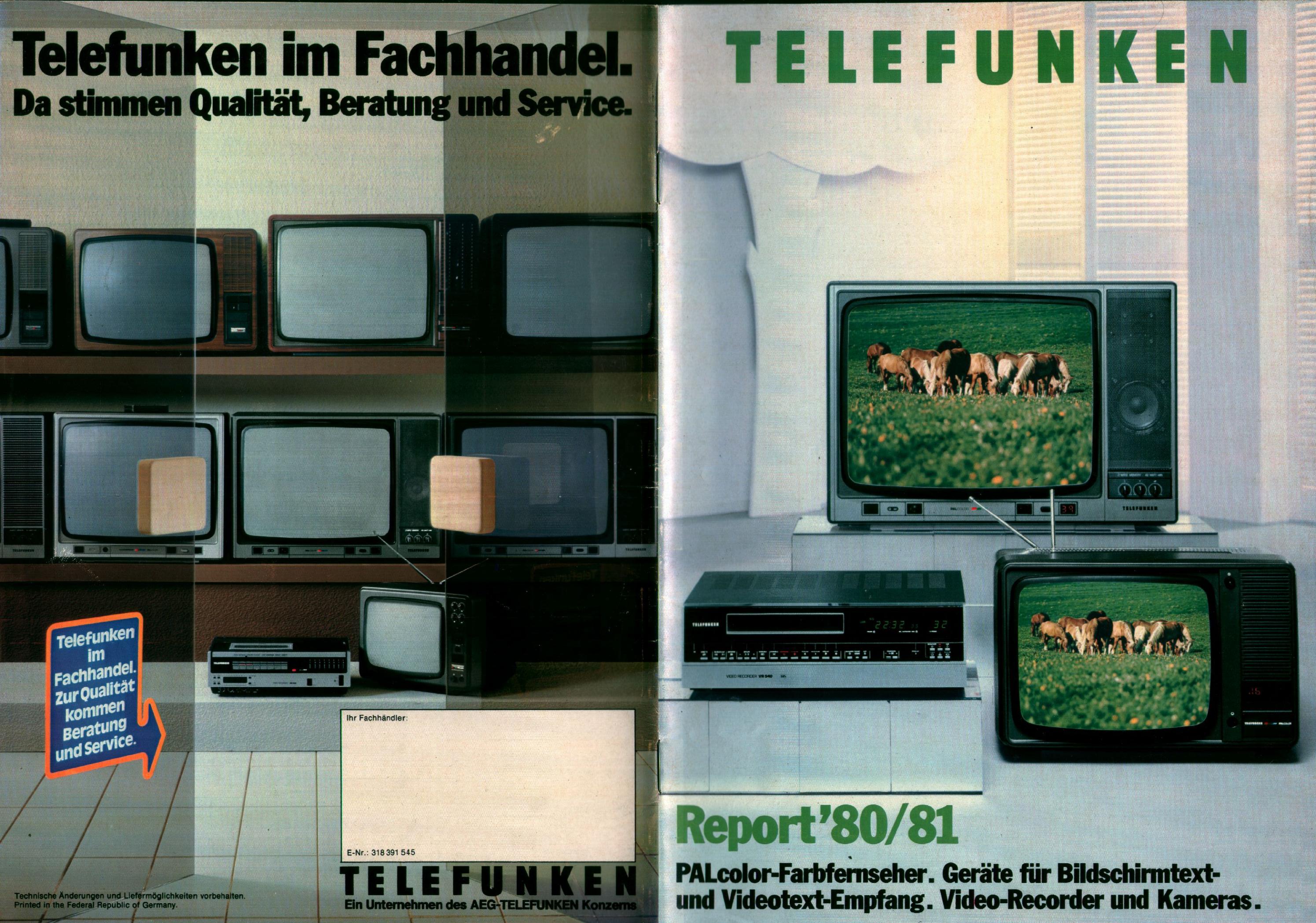 Telefunken 1980-81 Report TV by Alex Chernyak - Issuu