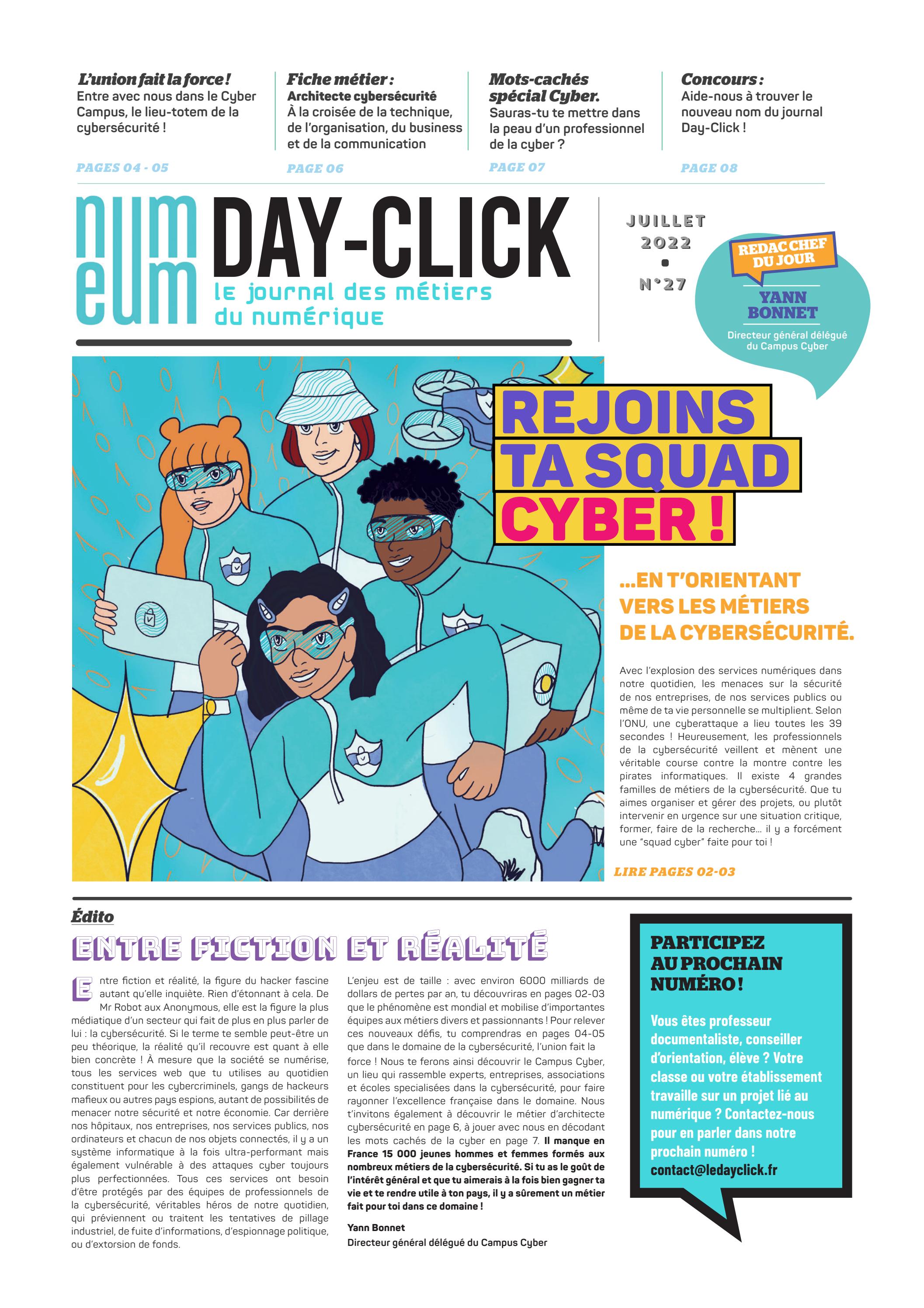 Journal Day-Click 27 - Spécial cybersécurité by Day-Click - Issuu