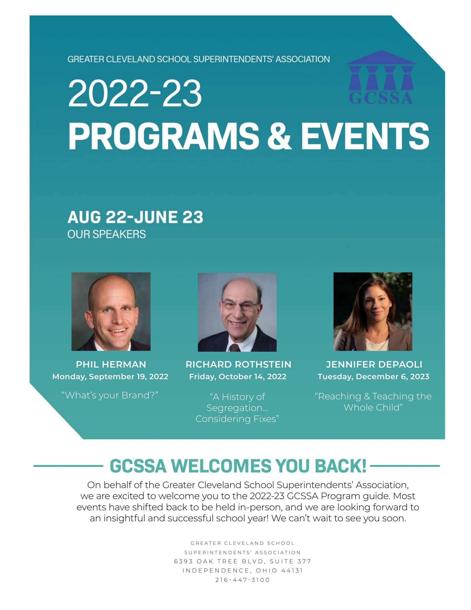 2022-23 GCSSA Programs & Events by Ohio Schools Council - Issuu