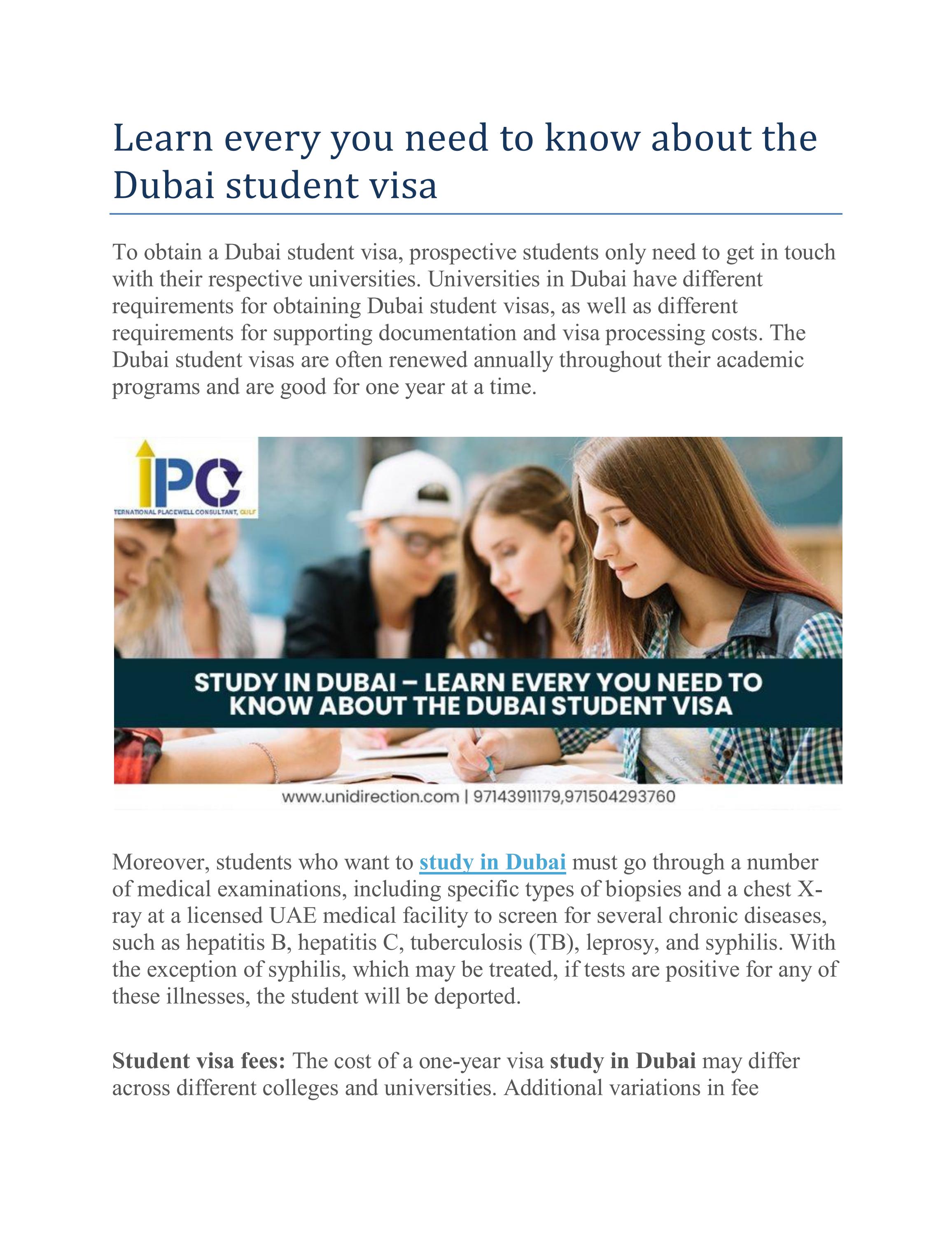 Learn Every You Need To Know About The Dubai Student Visa By International Placewell Consultant learn-every-you-need-to-know-about-the-dubai-student-visa-by-international-placewell-consultant