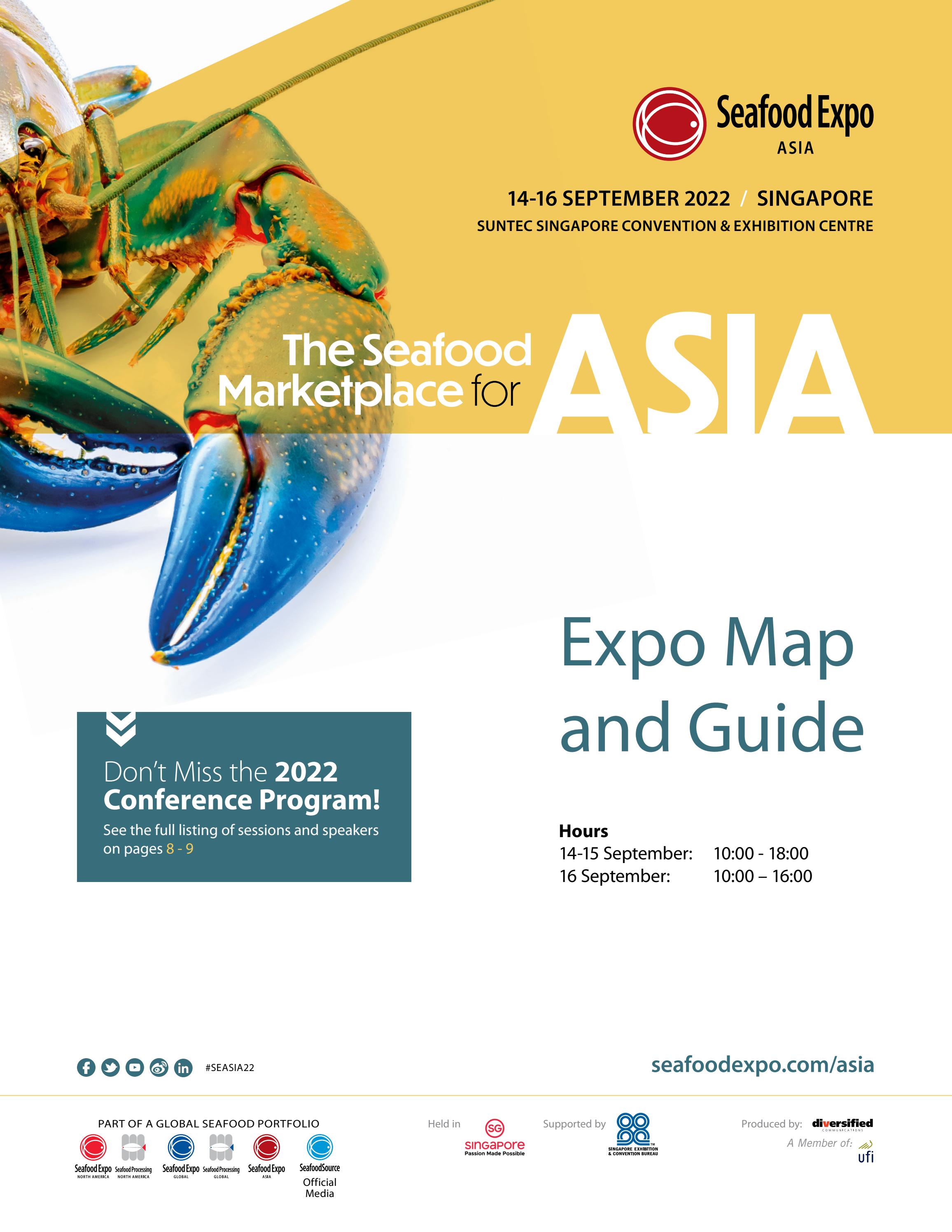 Seafood Expo Asia - 2022 Expo Map & Guide by Diversified Communications - Issuu