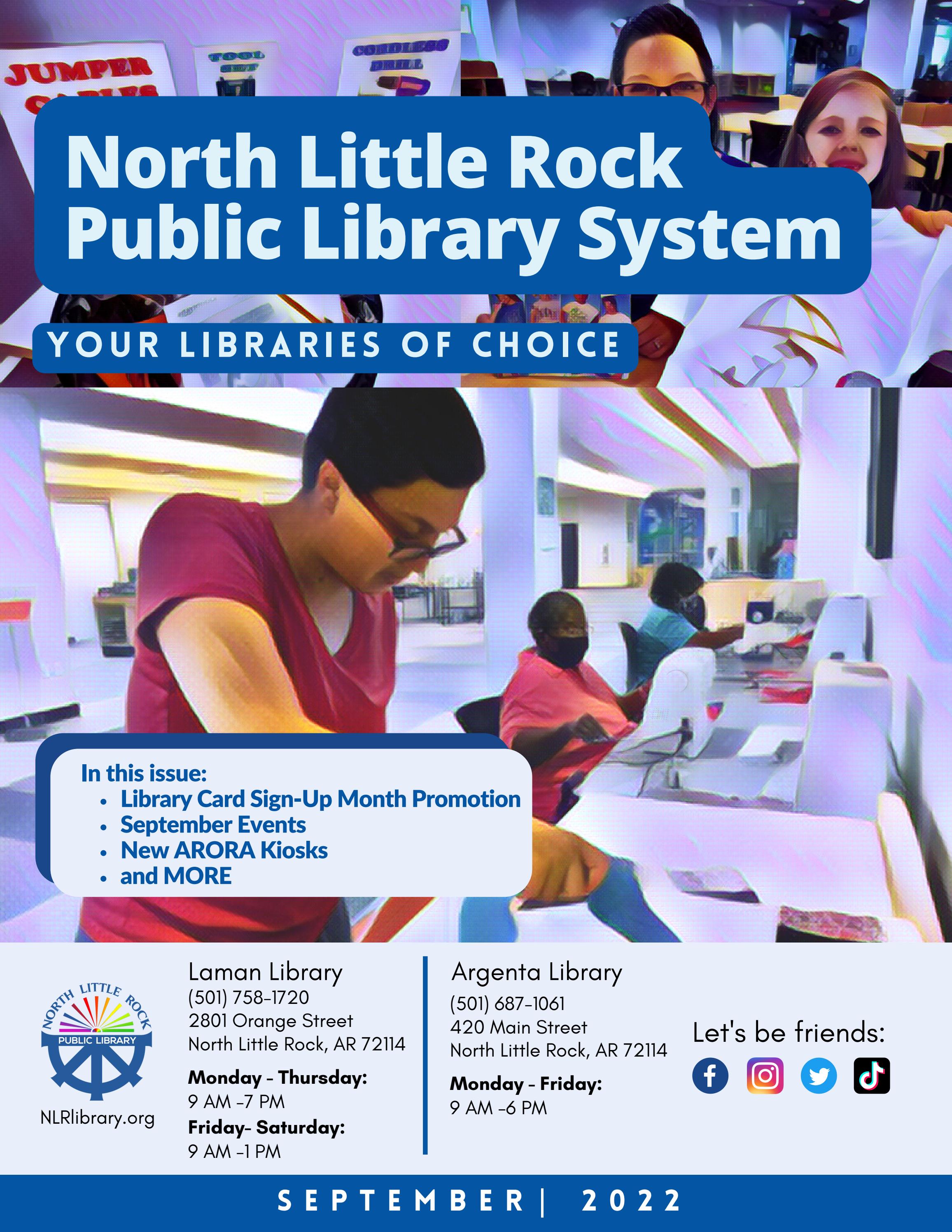 September 2022 North Little Rock Public Library by lamanlibrary - Issuu