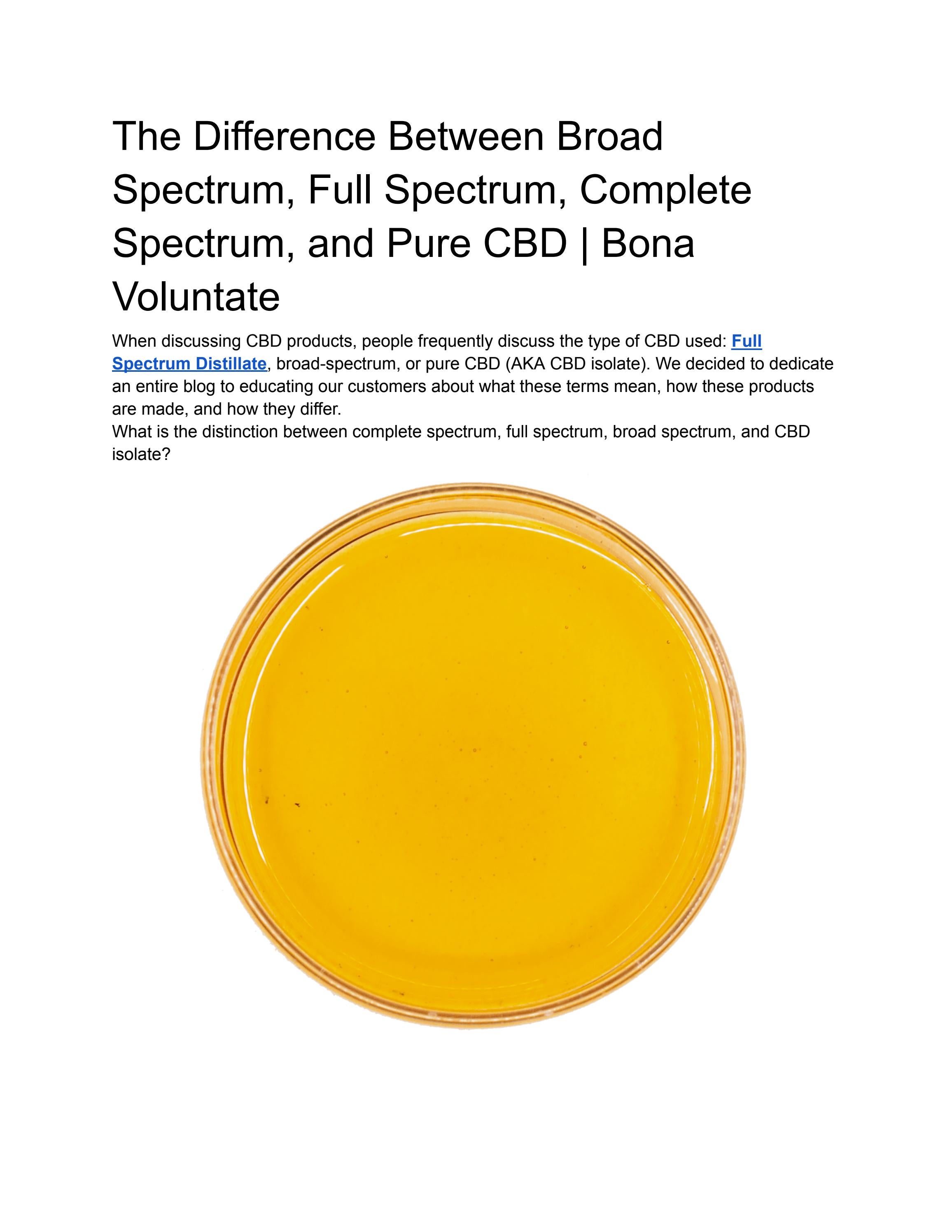 The Difference Between Broad Spectrum, Full Spectrum, Complete Spectrum ...
