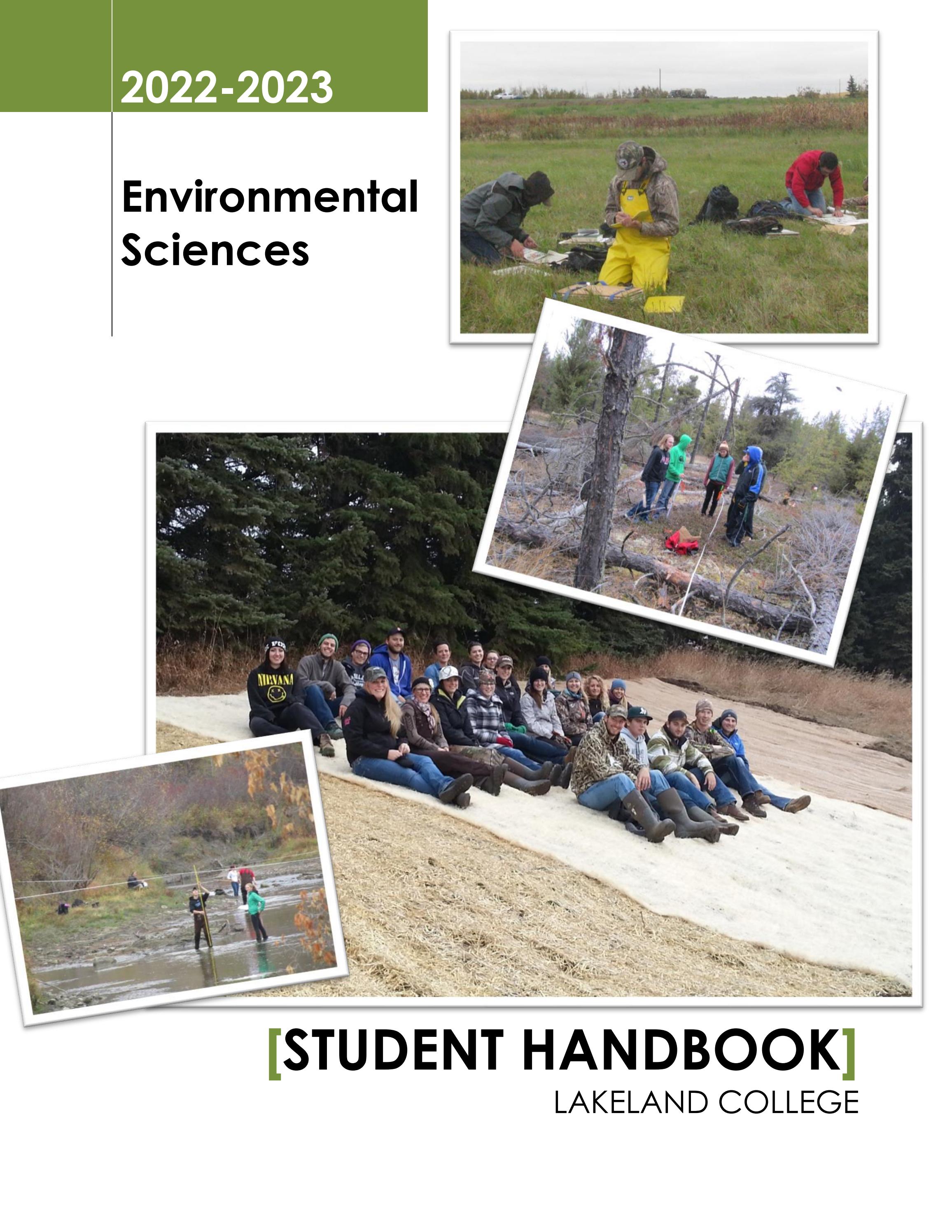 2022/23 Environmental Sciences Student Handbook by Lakeland College ...