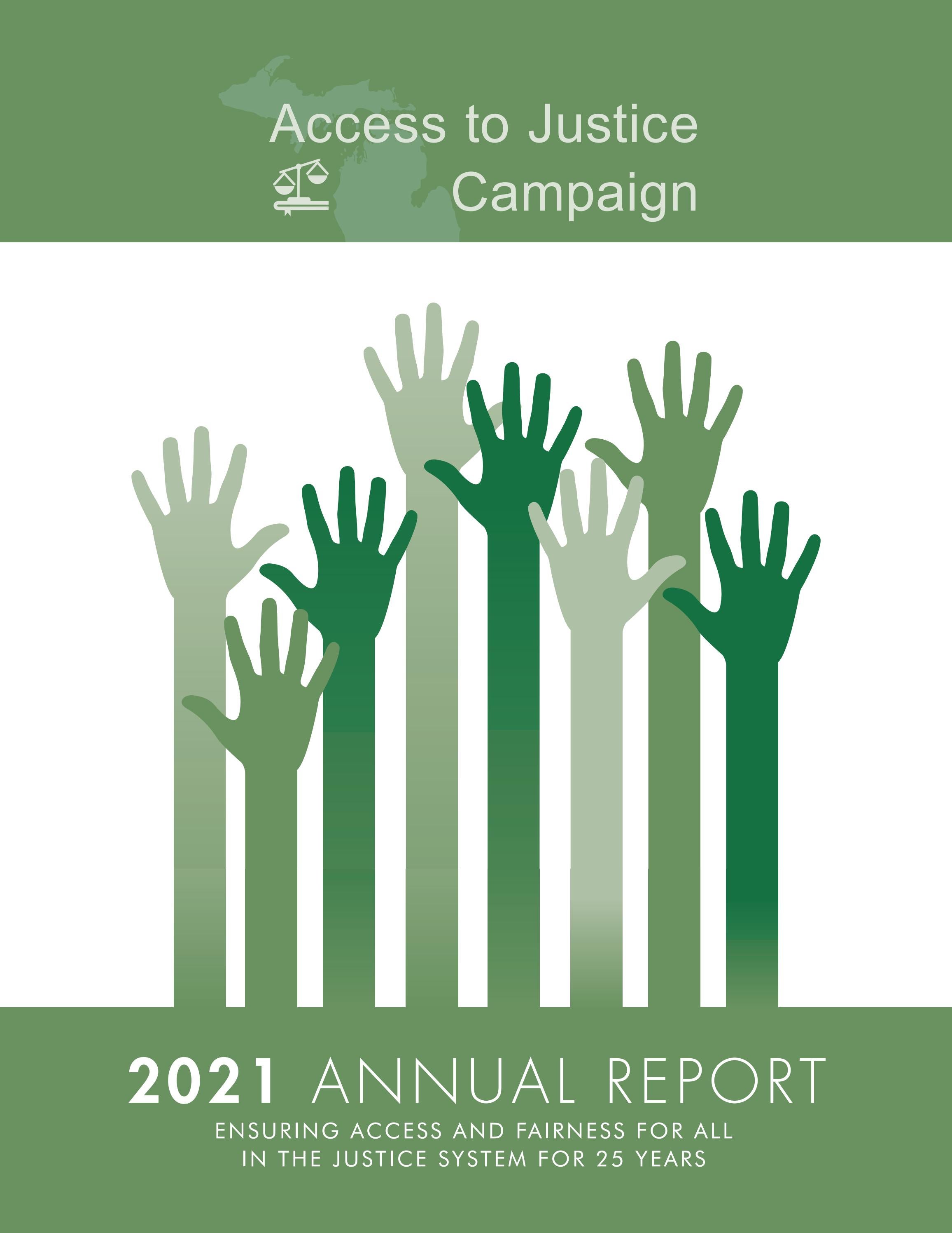 2021 ACCESS TO JUSTICE CAMPAIGN REPORT by MSBF - Issuu
