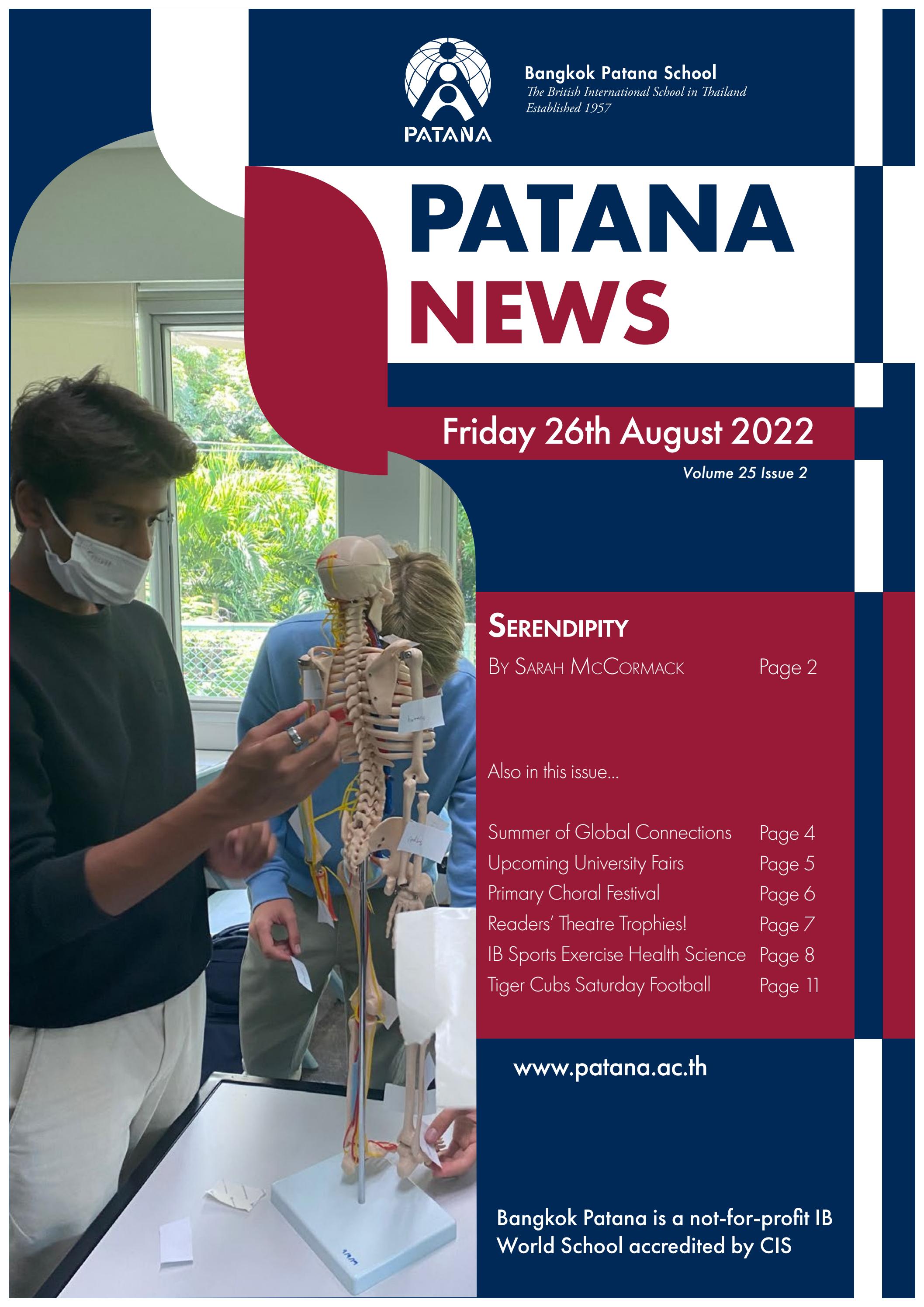 Patana News Volume 25 Issue 2 by Bangkok Patana School - Issuu
