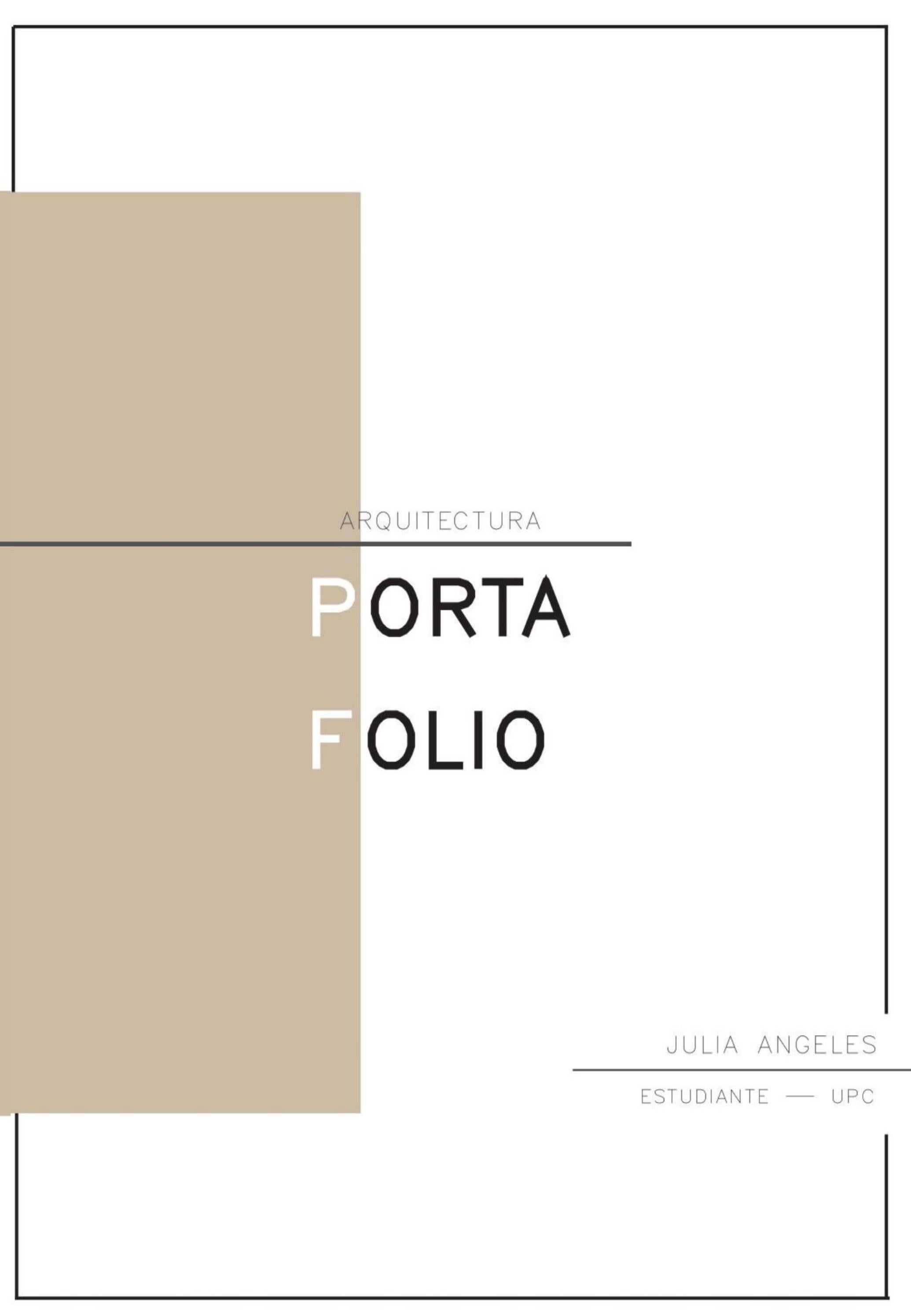 PORTAFOLIO - JULIA ANGELES by Julia Angeles - Issuu