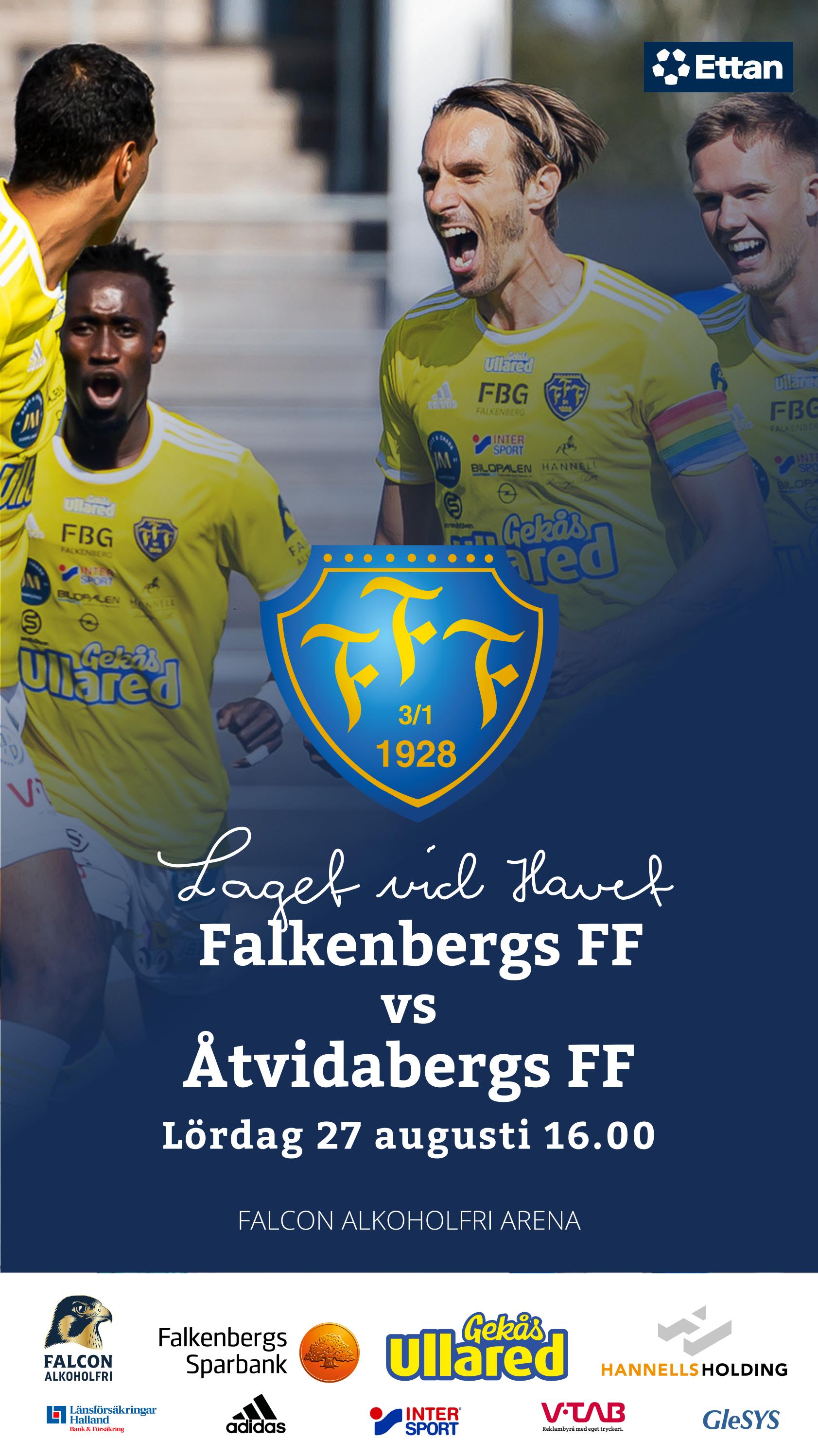Programblad. Falkenbergs FF - Åtvidabergs FF. Ettan Södra - Lördag 27 ...