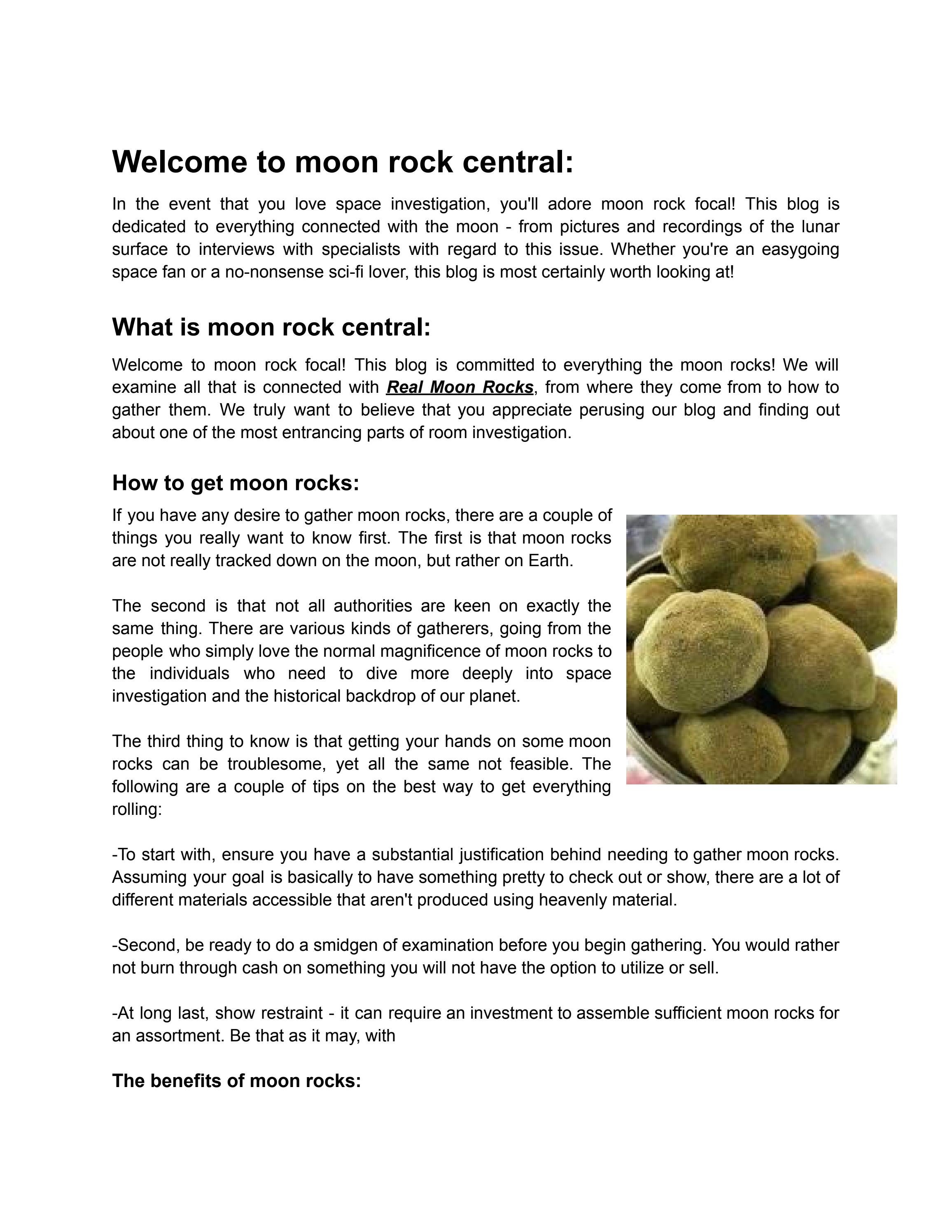 Real Moon Rock Information| Vaporizer Spot by Vactar Rada - Issuu