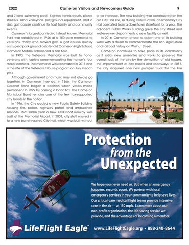 Welcome To Cameron 2022 by Fox Press - Issuu