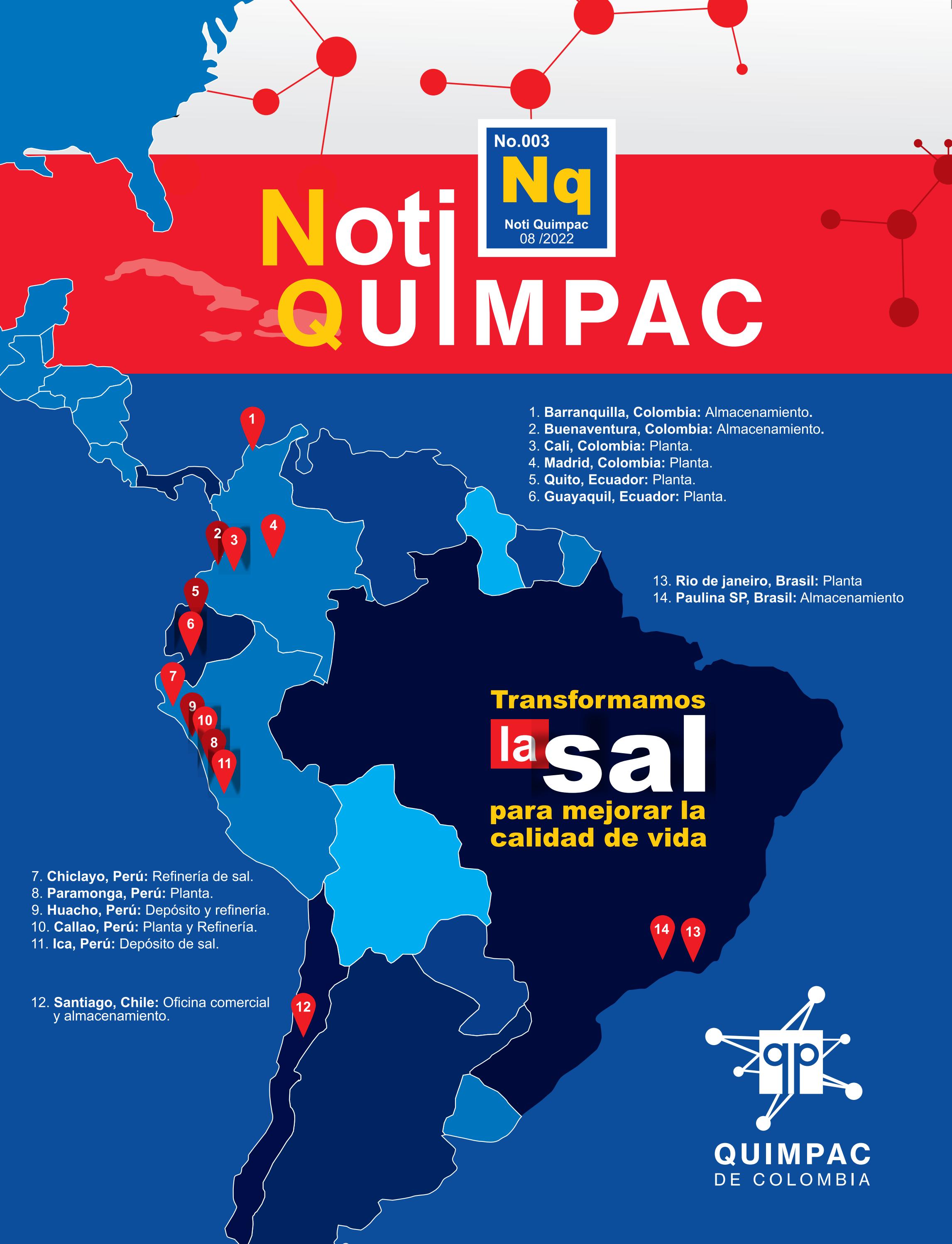 NOTIQuimpac Agosto 2022 Ed.#3 by COMUNICACIONES QUIMPAC DE COLOMBIA S.A. - Issuu
