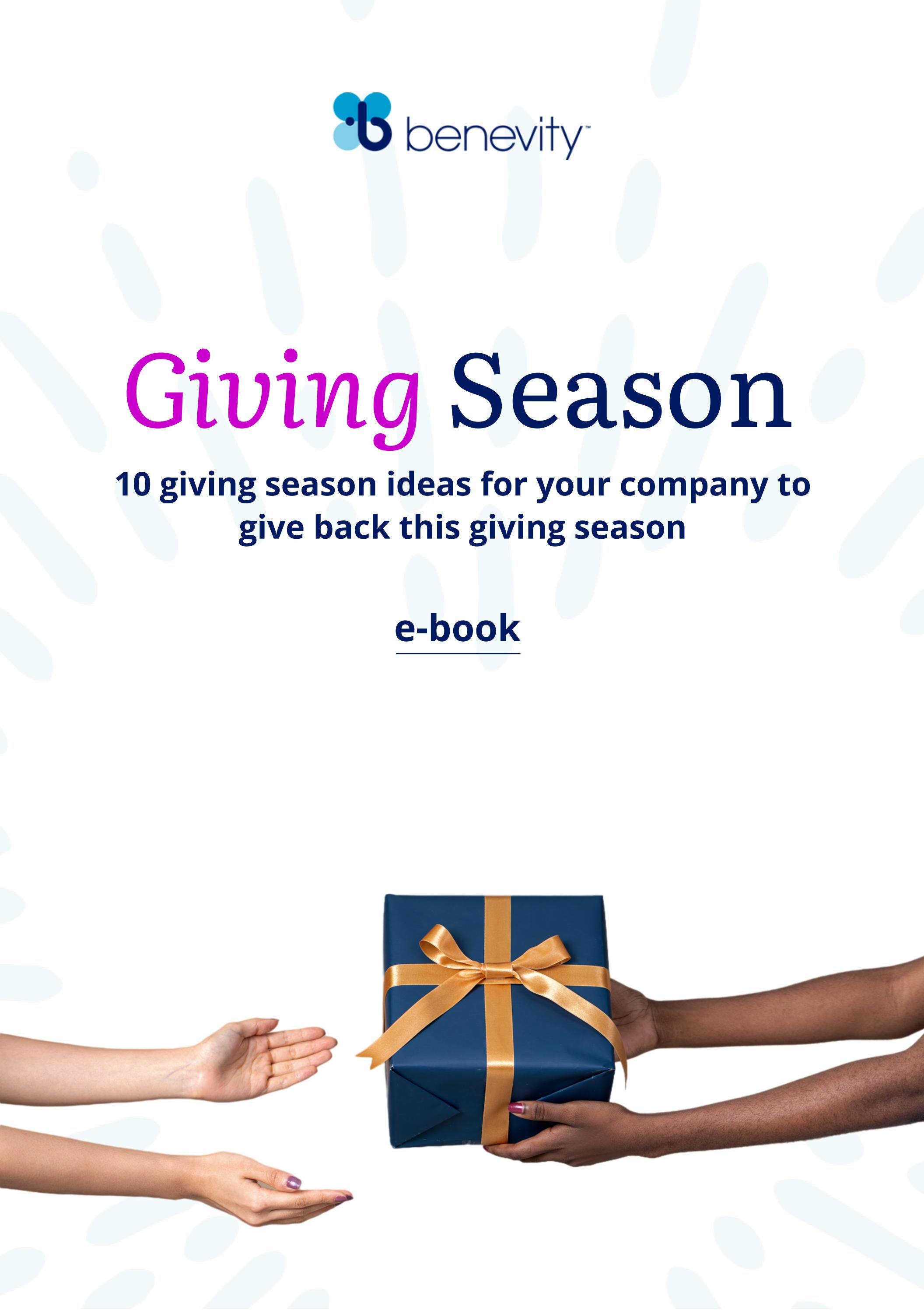 Giving Season Guide by alaya-benevity - Issuu