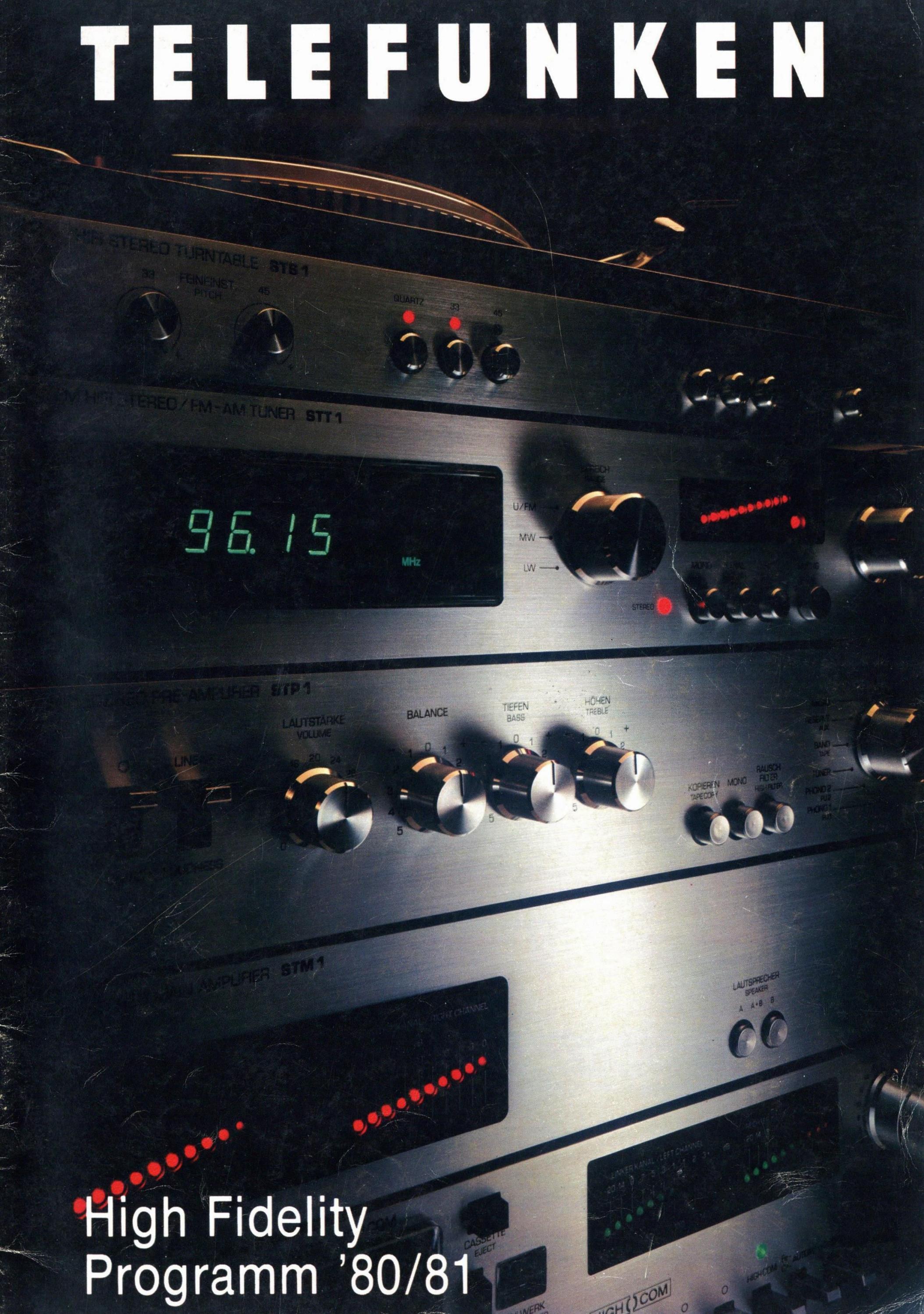 Telefunken 1980-81 HiFi-Programm by Alex Chernyak - Issuu