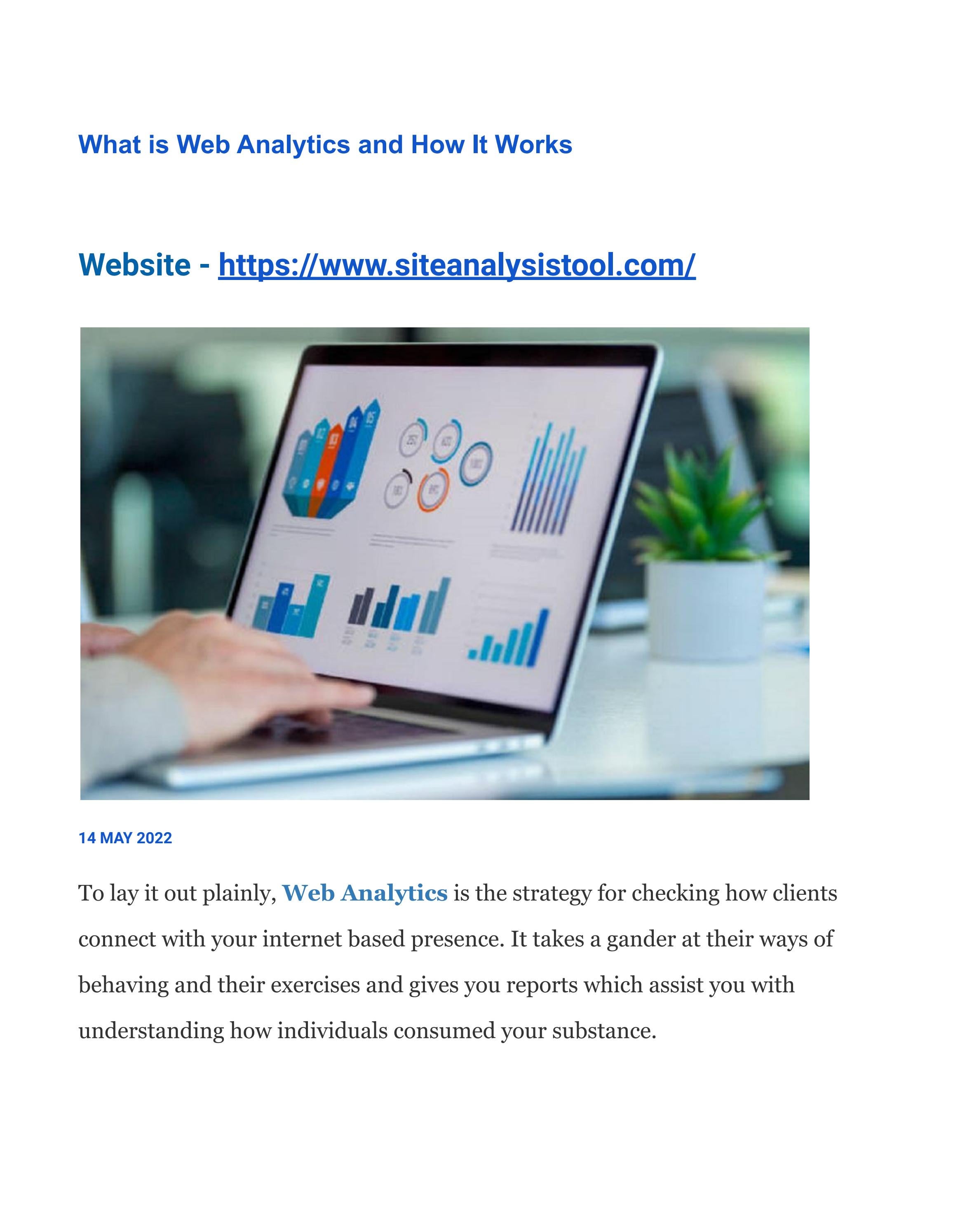 What is Web Analytics and How It Work by siteanalysistool - Issuu