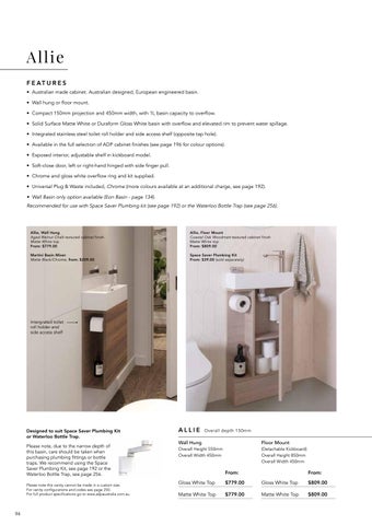 ADP Bathroom Brochure Vol.9 by ArchitecturalDesignerProducts - Issuu