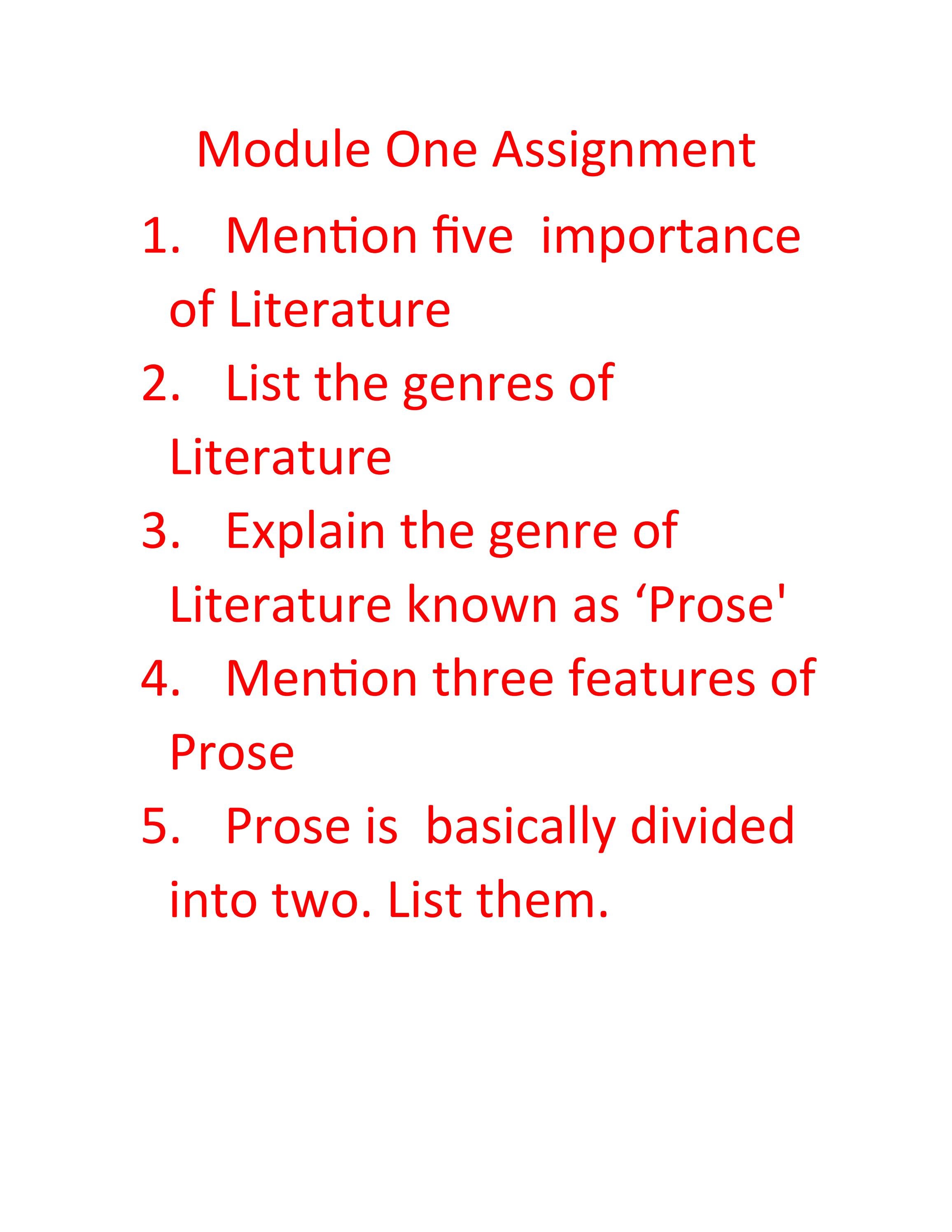 LITERATURE ASSIGNMENT by Gra chef - Issuu