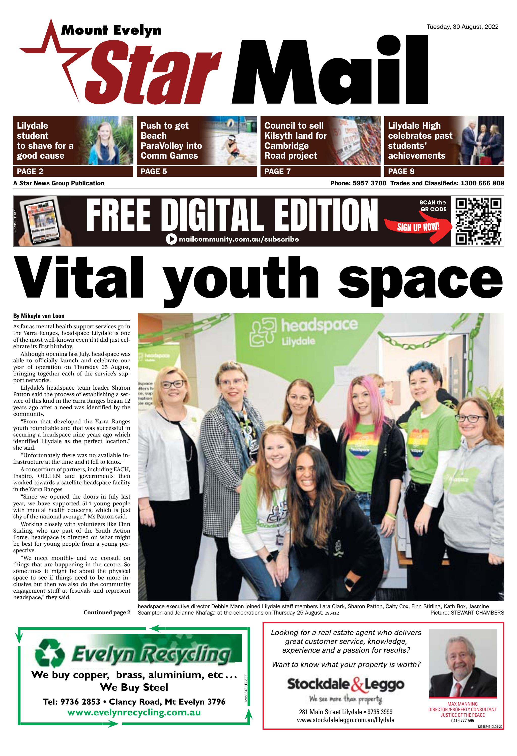 Mail - Mt Evelyn Star Mail - 30th August 2022 by Star News Group - Issuu