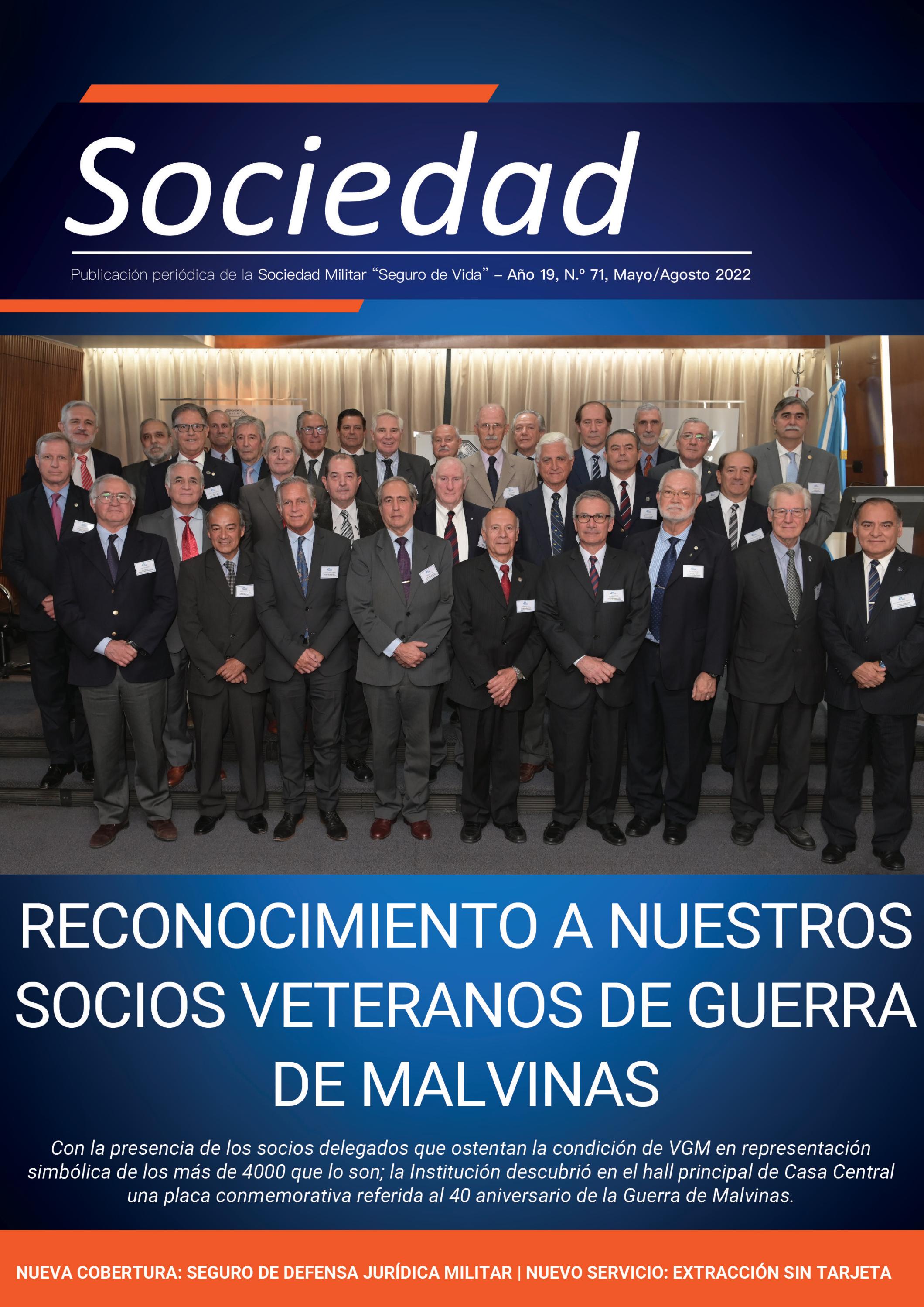 Revista Sociedad N° 71 by Sociedad Militar "Seguro de Vida" - Issuu