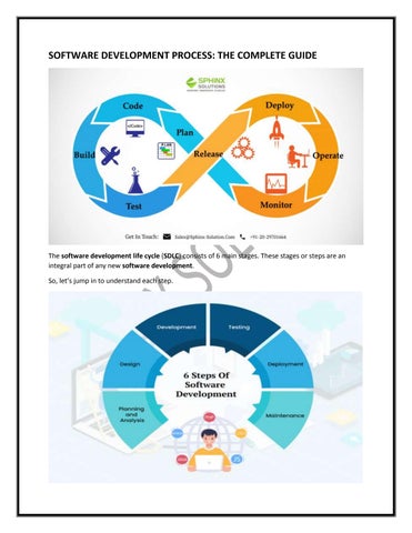 SOFTWARE DEVELOPMENT PROCESS: THE COMPLETE GUIDE by Sphinx Solutions - Issuu