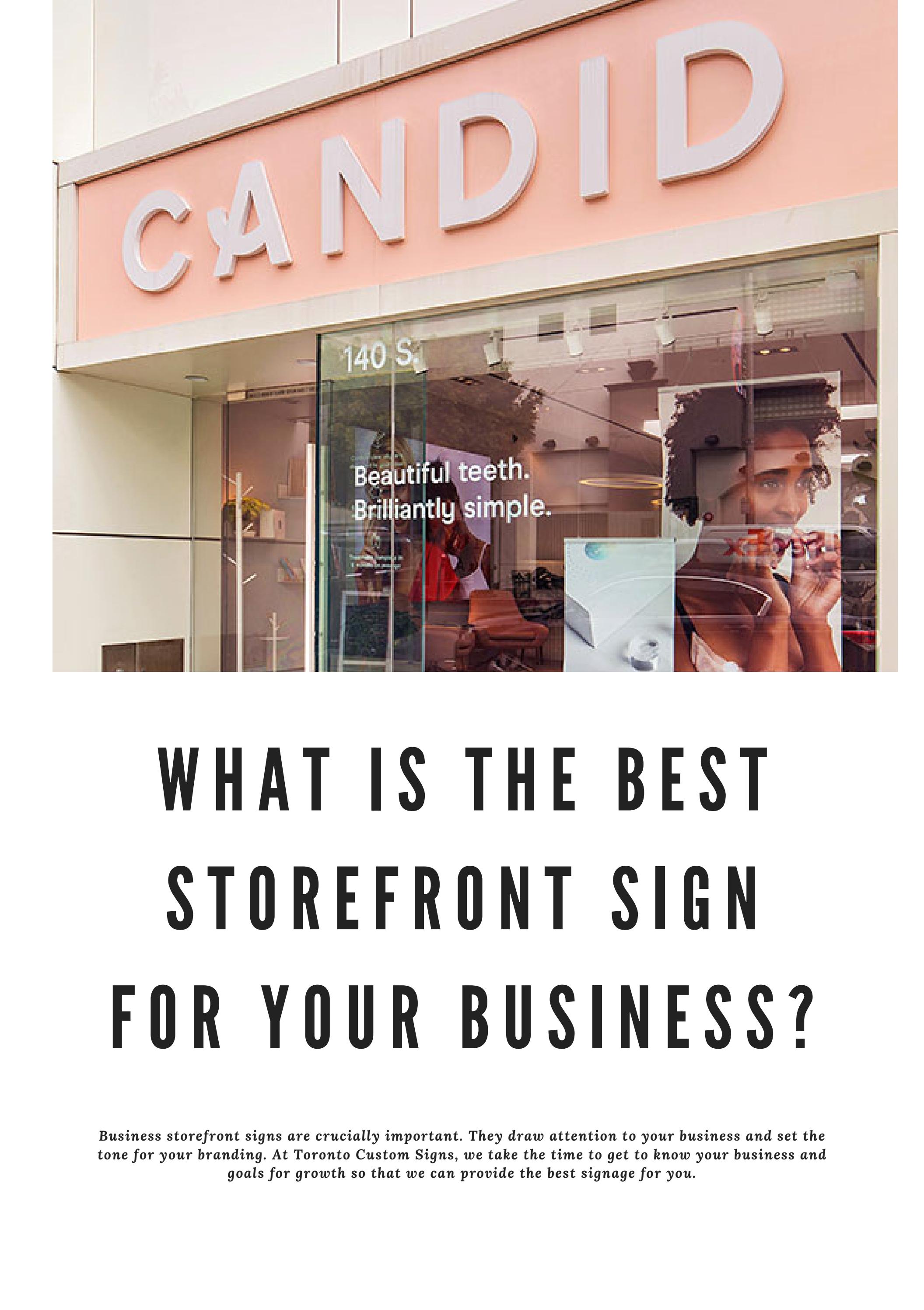 What is the Best Storefront Sign for Your Business by Toronto Custom ...