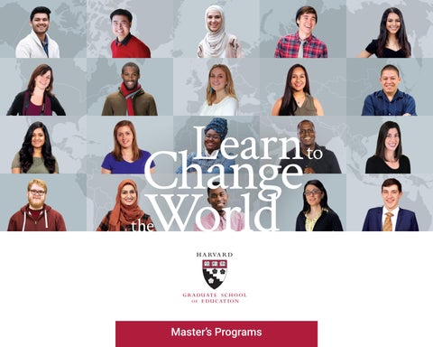 HGSE Master's Programs 2017 by Harvard Graduate School of Education - Issuu
