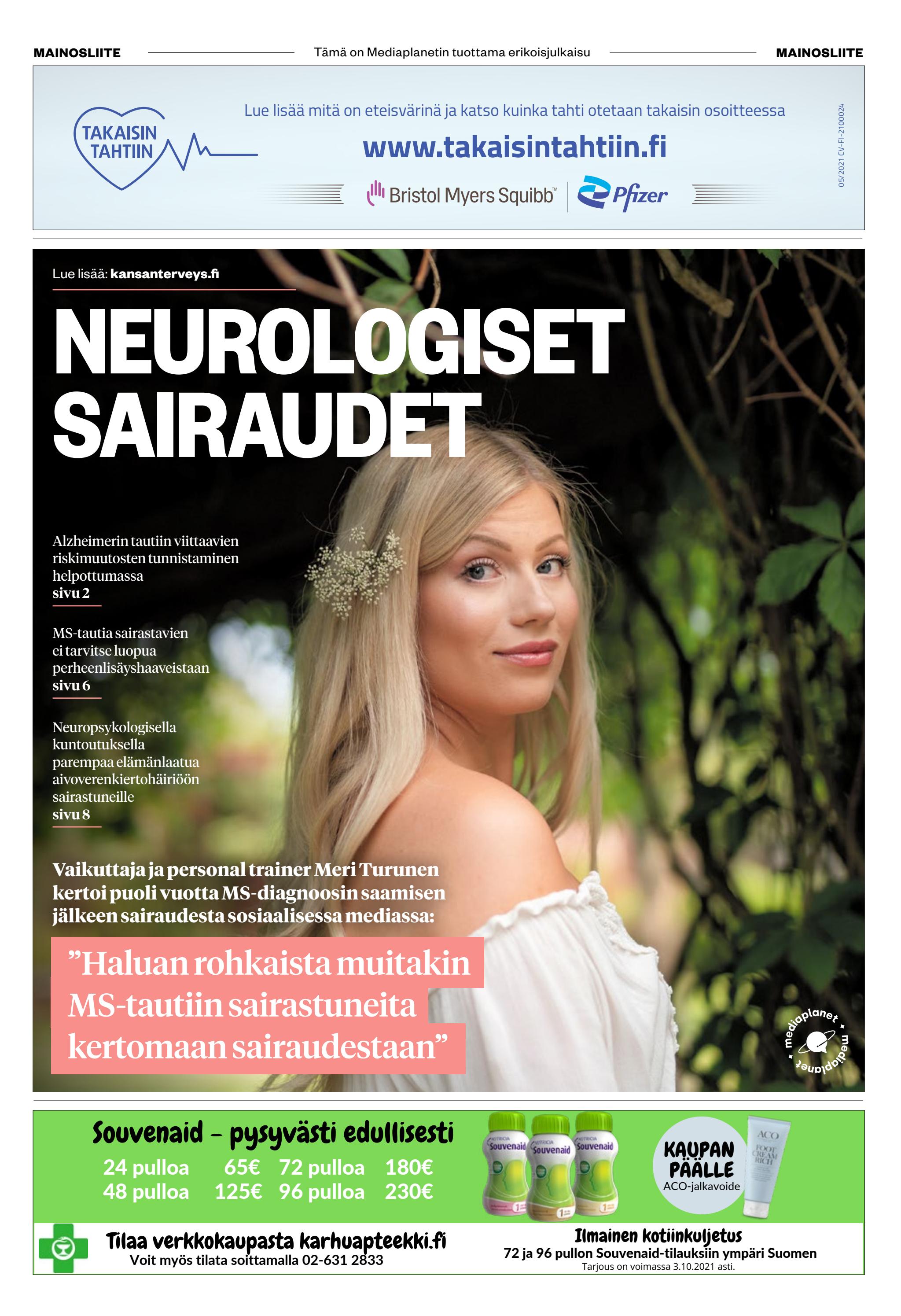 Neurologiset sairaudet 9/2021 by Mediaplanet Finland - Issuu