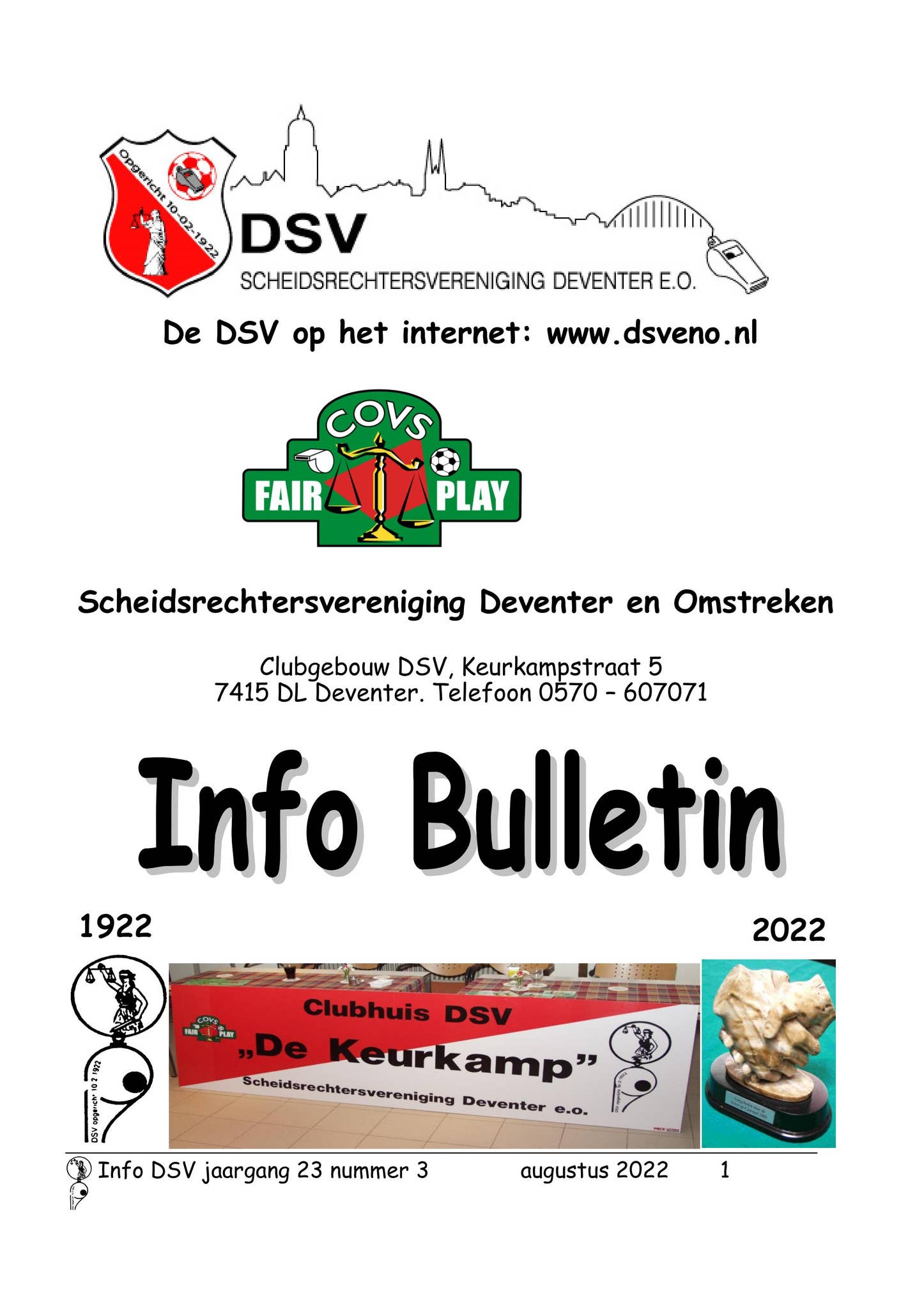 Infobulletin augustus 2022 by Rudie Boone - Issuu
