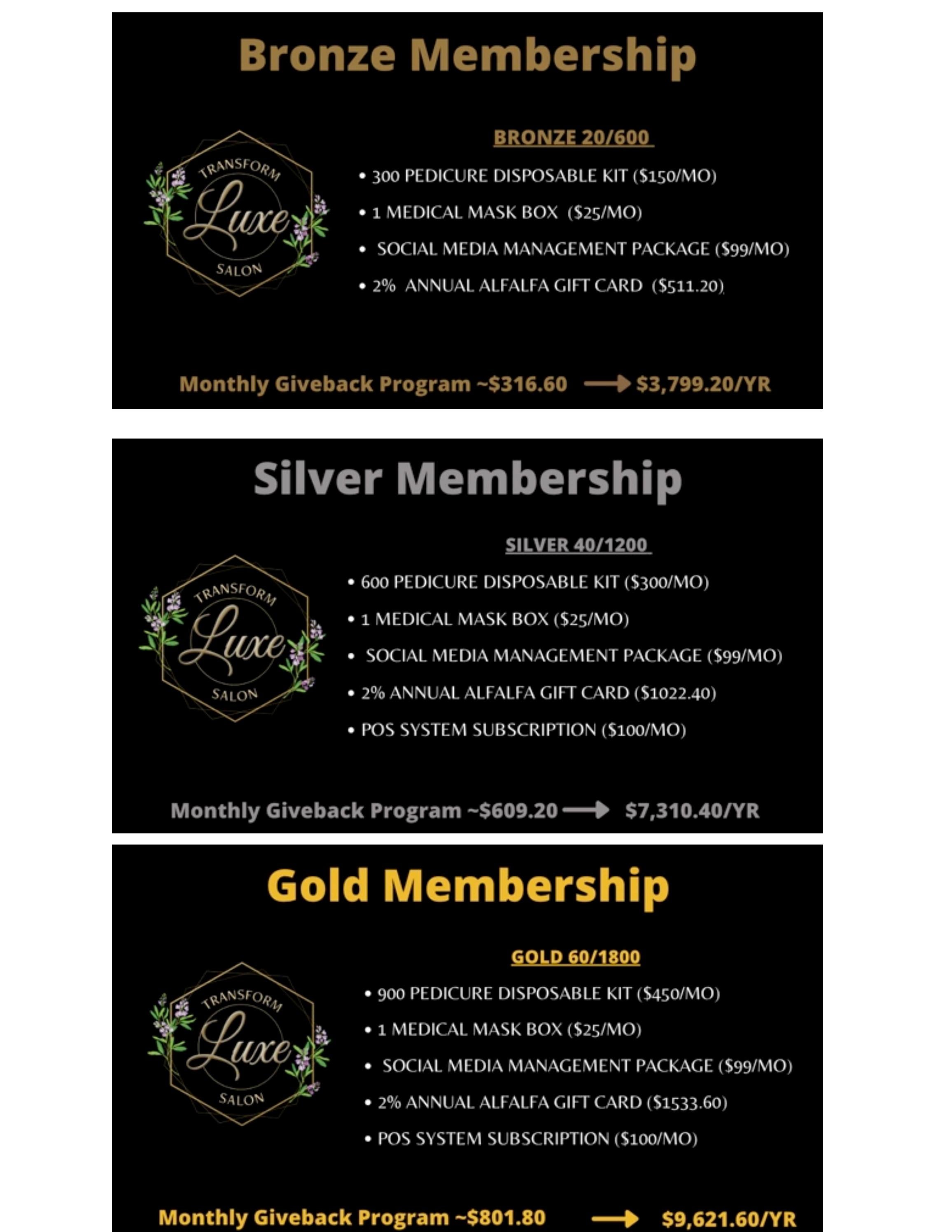 Le'K Nail Salon Membership Levels by Transform Salon Luxe - Issuu