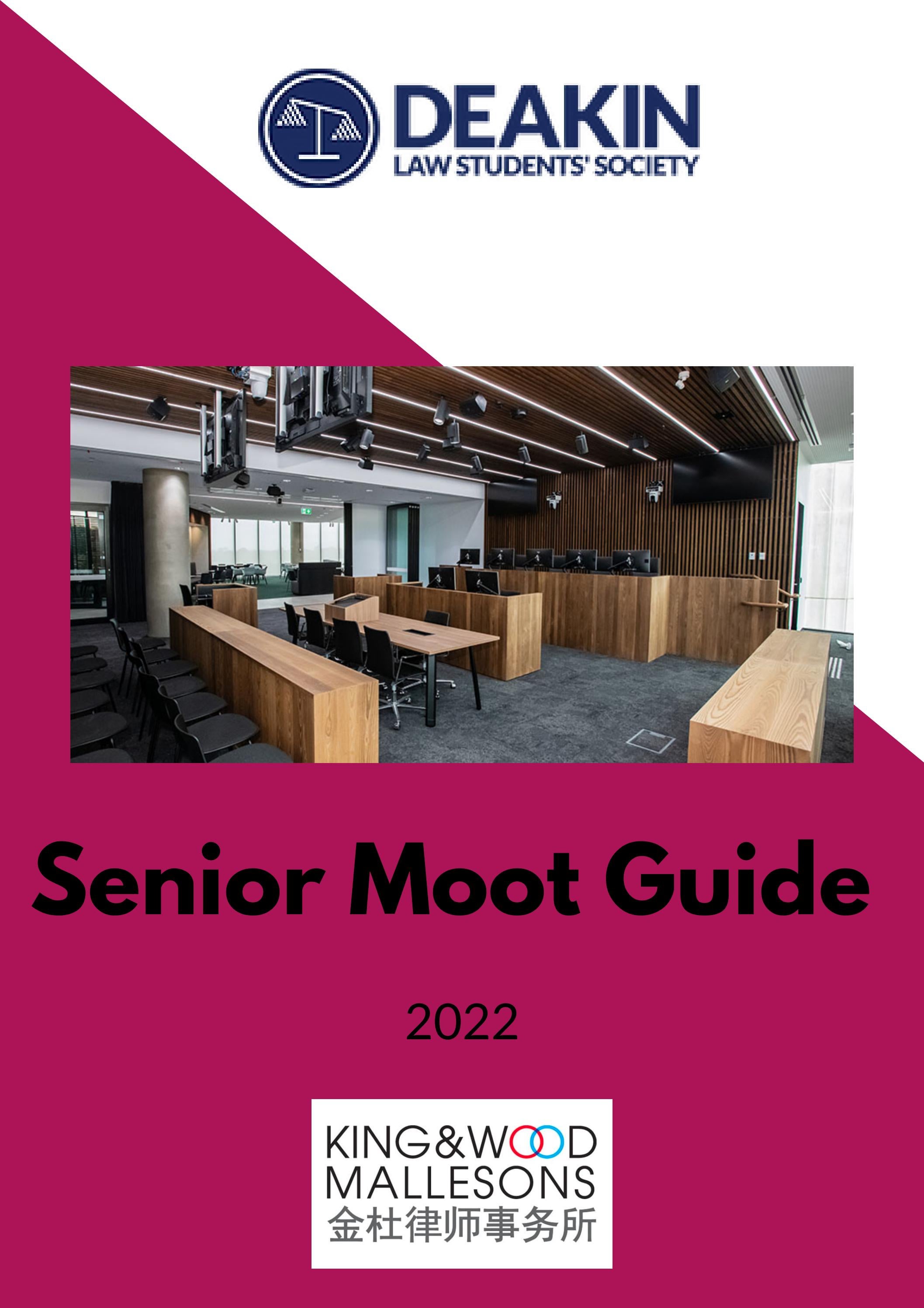 Senior Moot Guide by Deakin Law Students' Society - Issuu