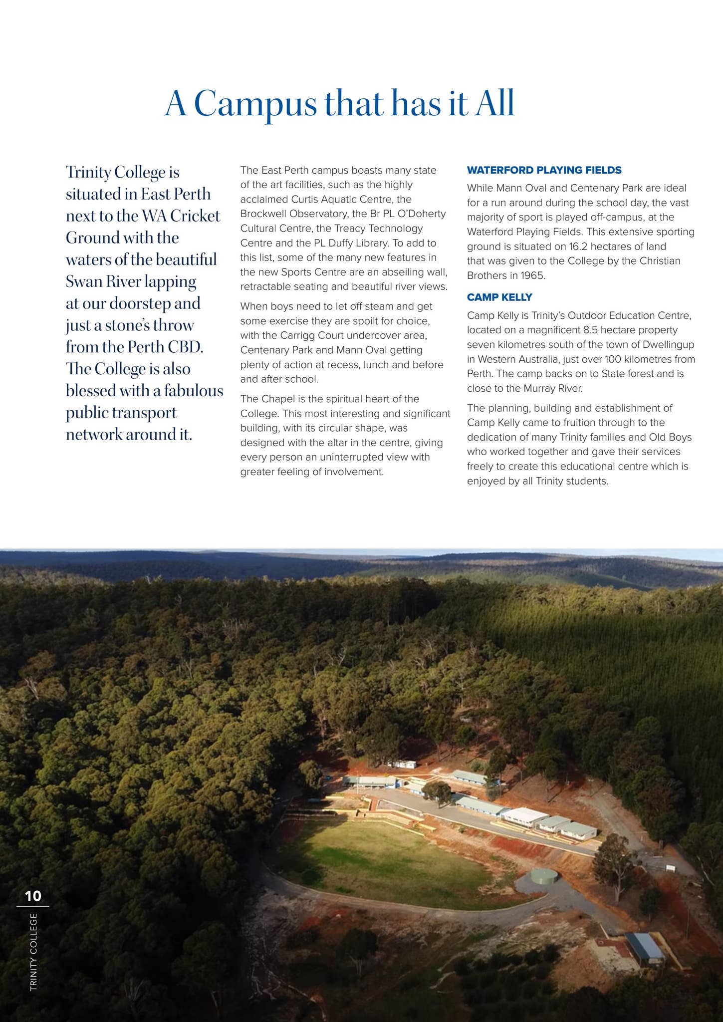 Men for Others: Trinity College Prospectus by Trinity College, Perth ...