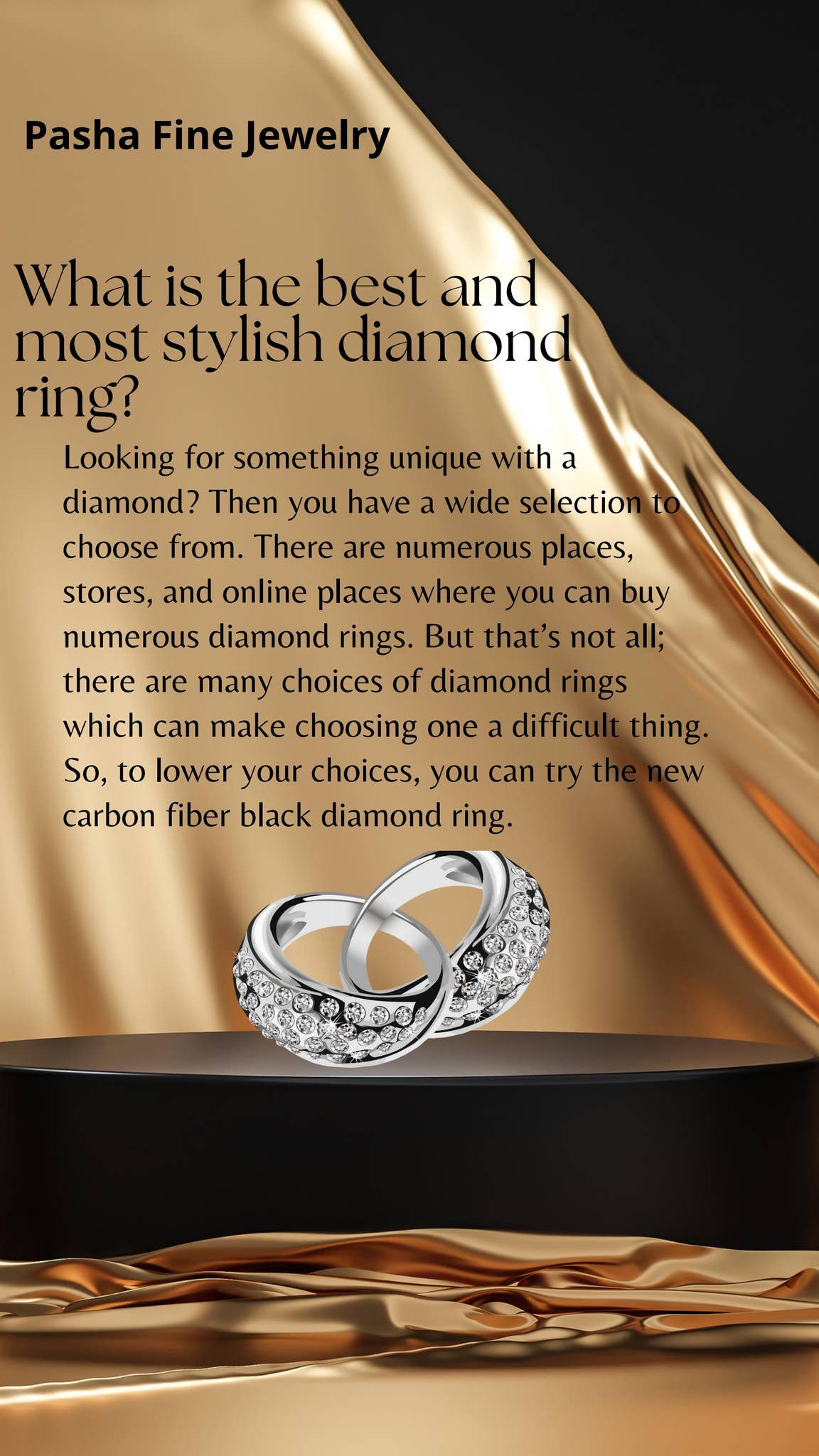 What is the best and most stylish diamond ring? by Pasha Fine Jewelry ...