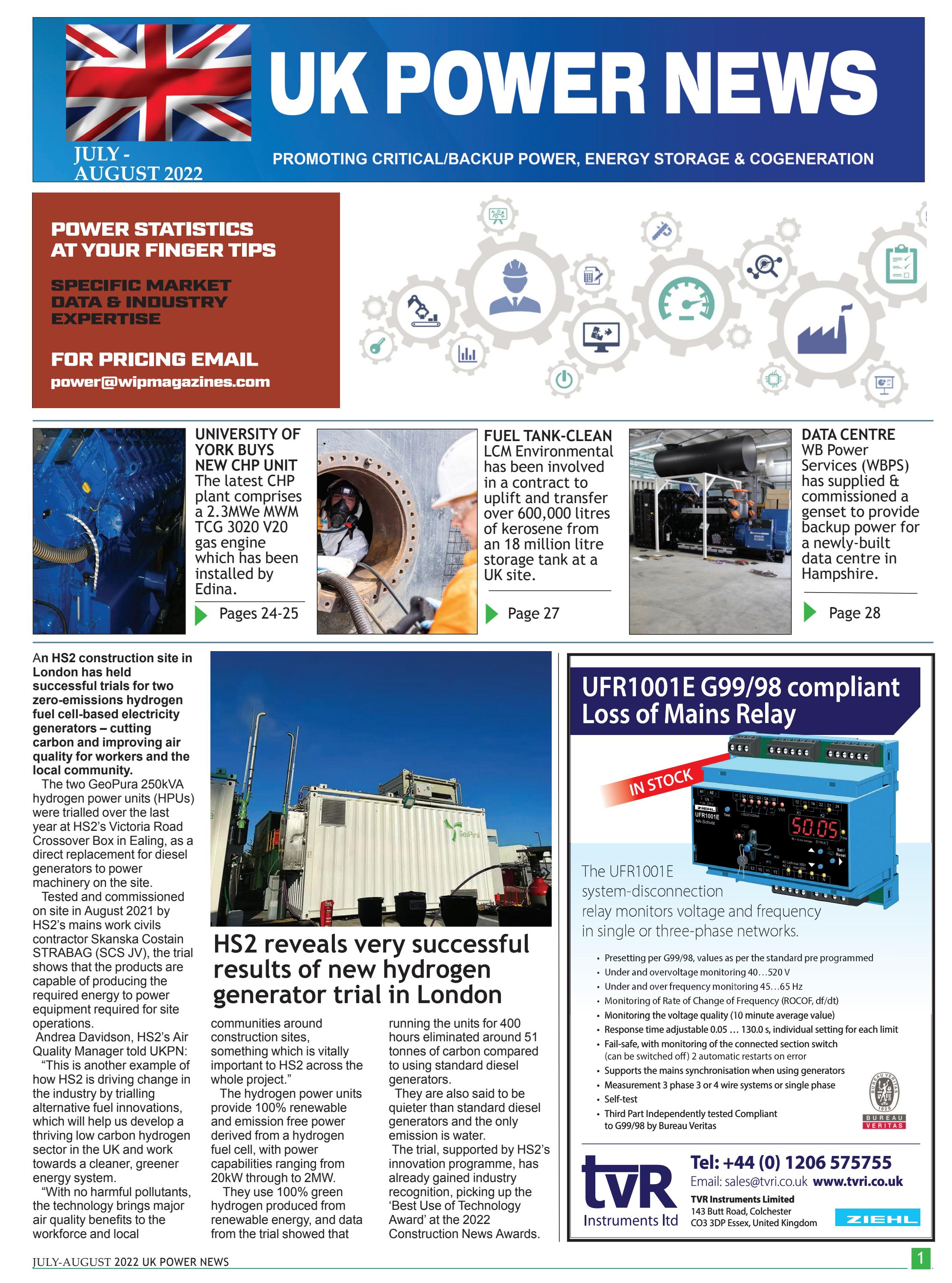 UK Power News – July/August 2022 by WIP Magazines - Issuu