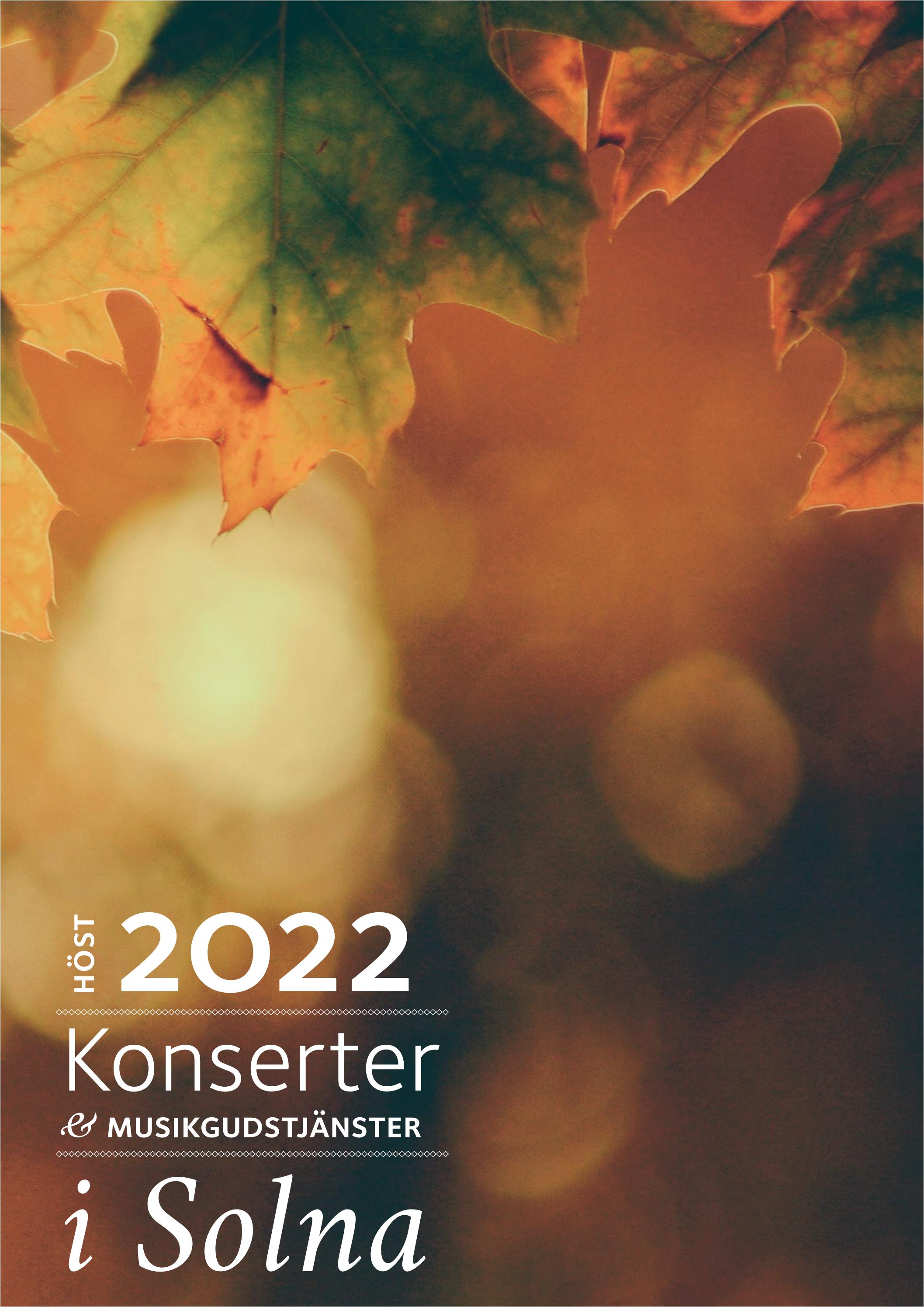 Konserter & musikgudstjänster i Solna HT 2022 by Svenska kyrkan Solna ...