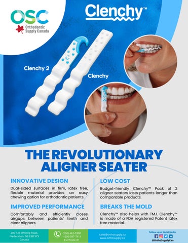 Clenchy by Orthodontic Supply of Canada - Issuu