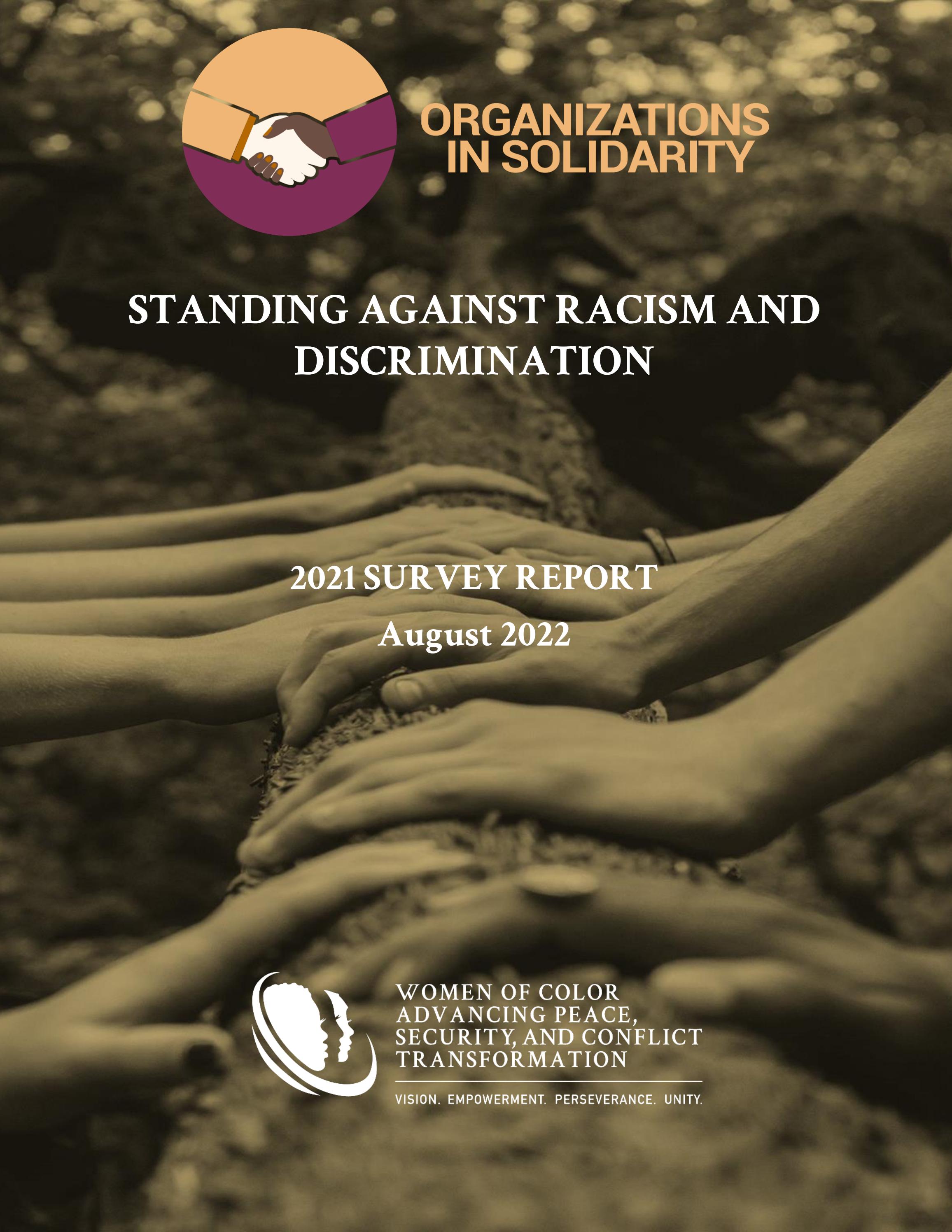 Standing Against Racism and Discrimination: 2021 Survey Report by Women ...
