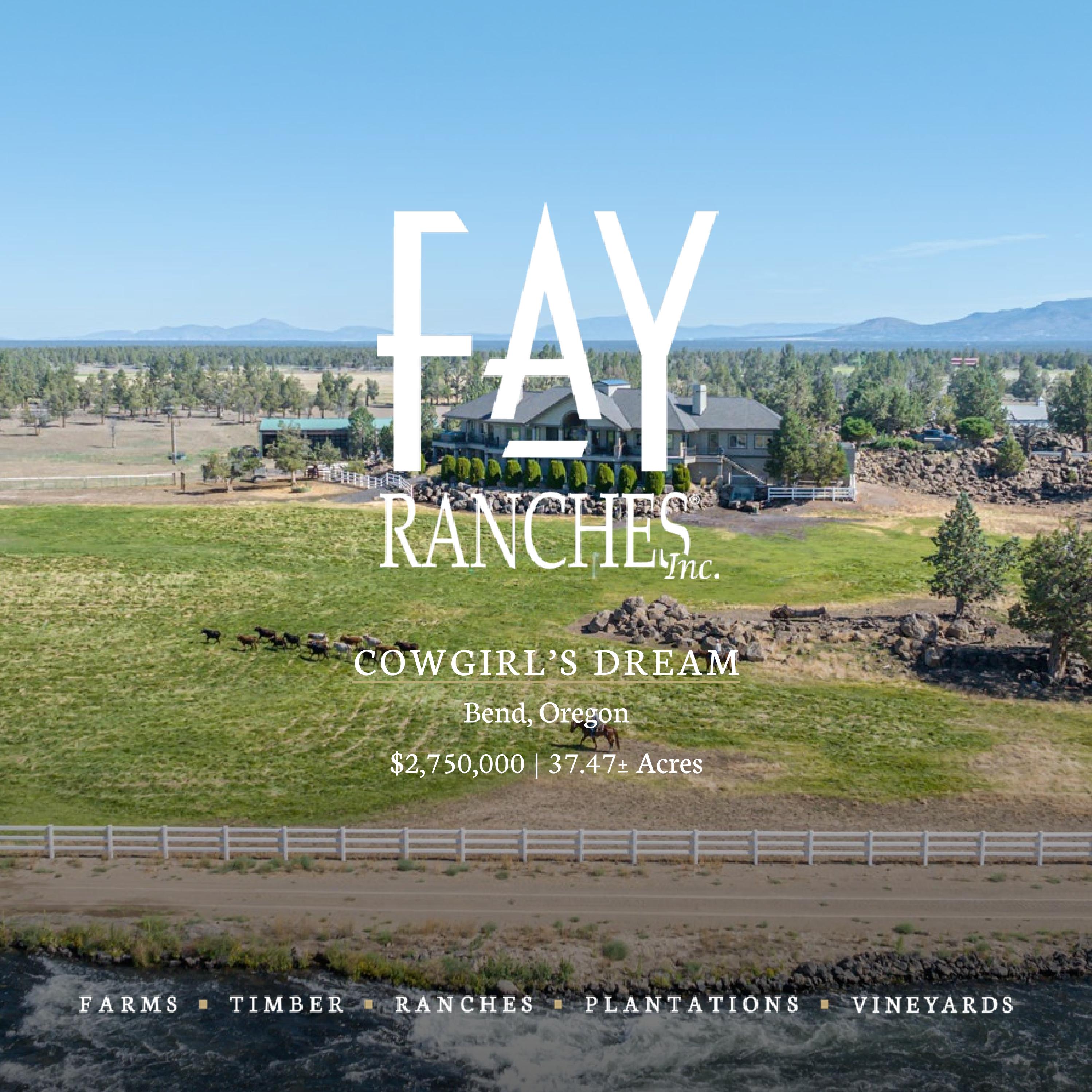 SOLD: Cowgirl's Dream | Fay Ranches by Fay Ranches - Issuu