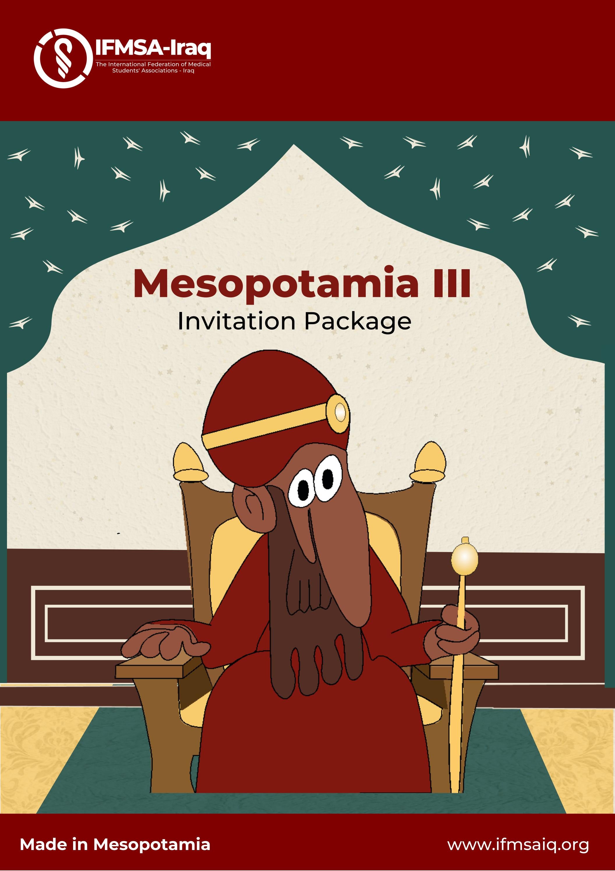 Mesopotamia III Invitation Package by IFMSA-Iraq - Issuu