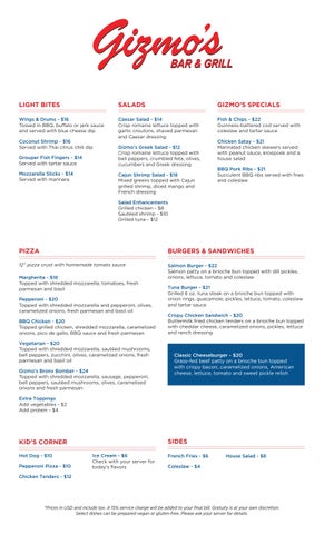 Gizmo's All-Day Menu by Divi Resorts - Issuu