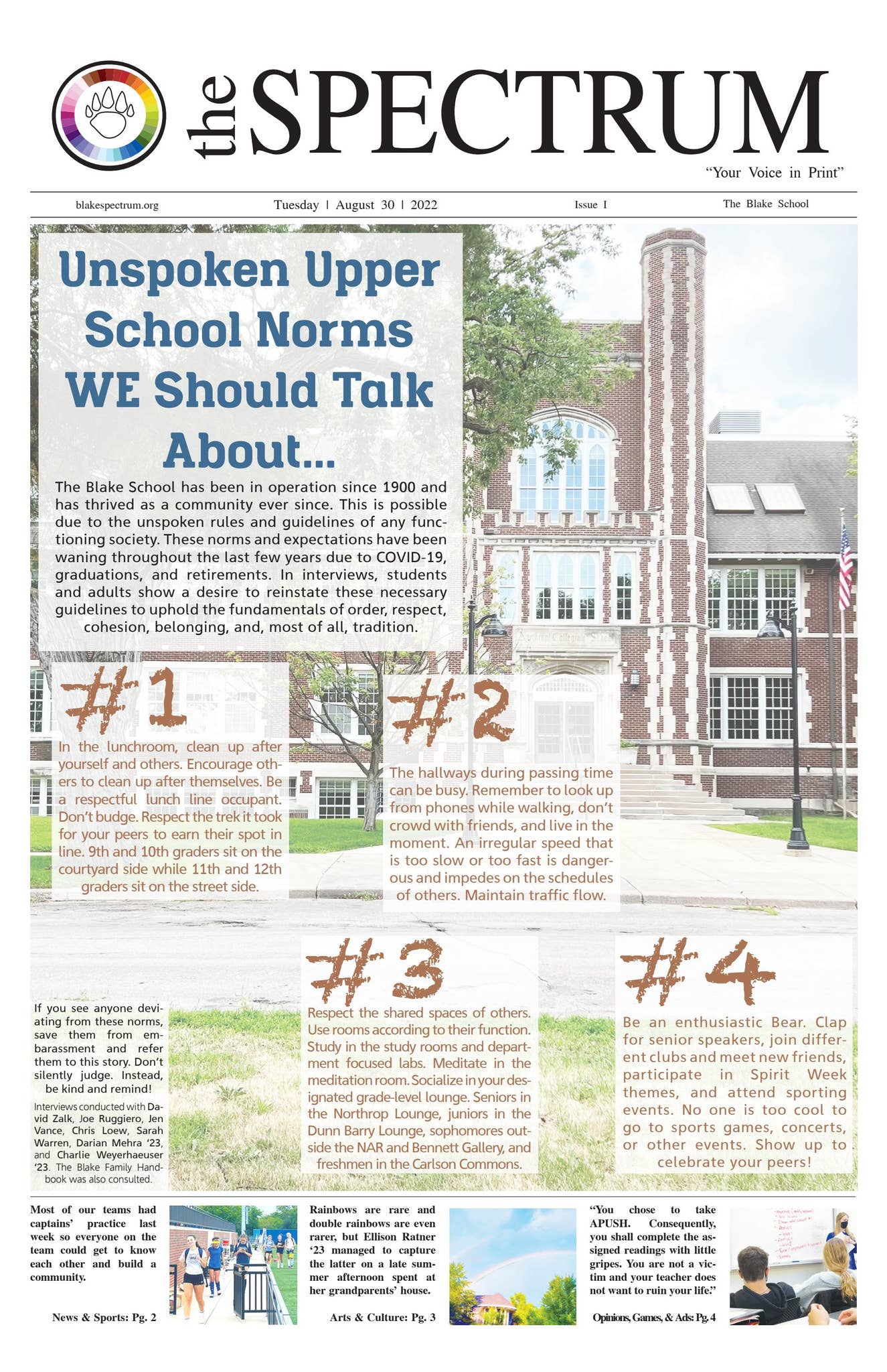 The Spectrum Newspaper August 2022 by Spectrum Newspaper - Issuu