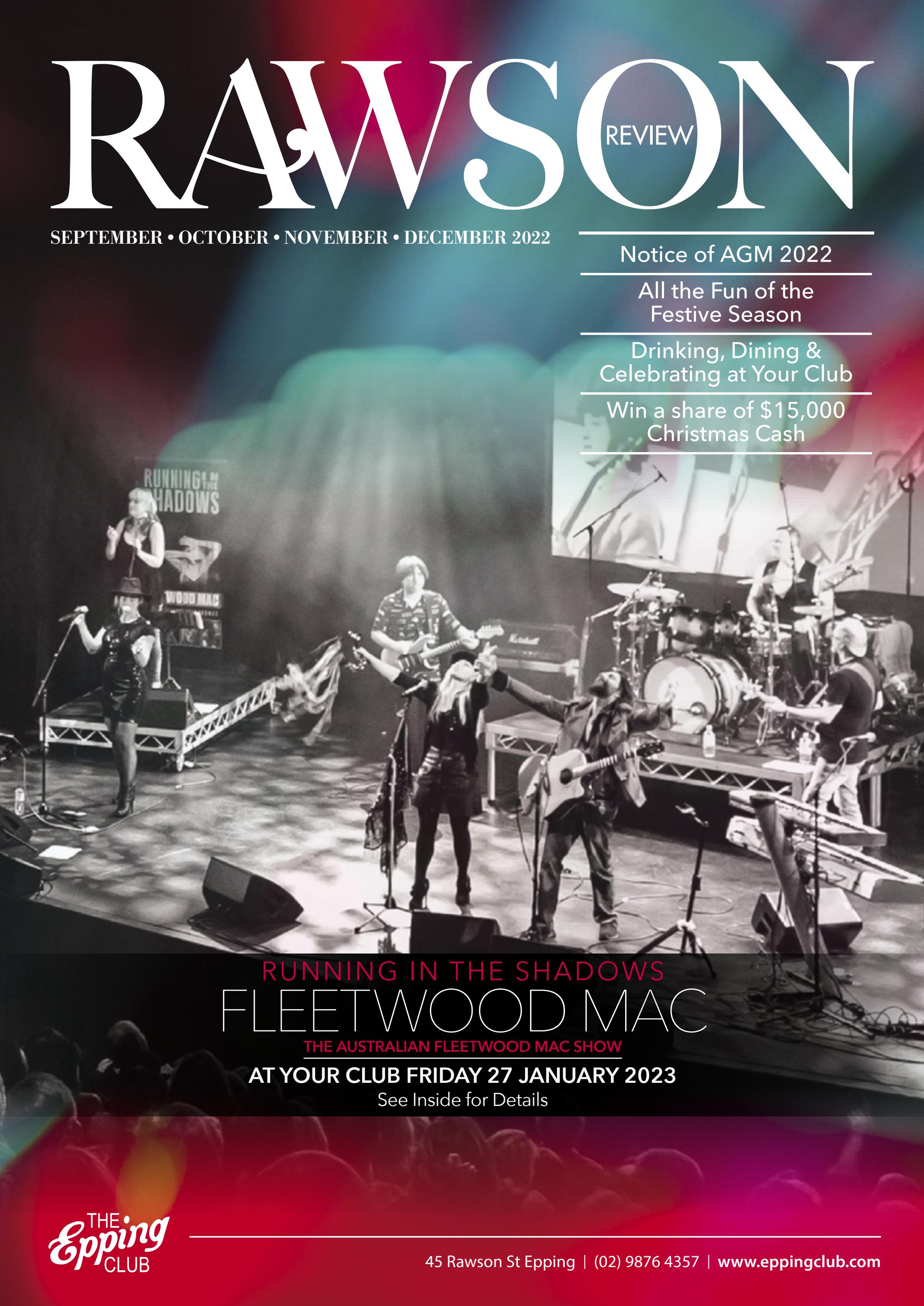 Rawson Review Club Magazine September 2022 edition by The Epping Club ...